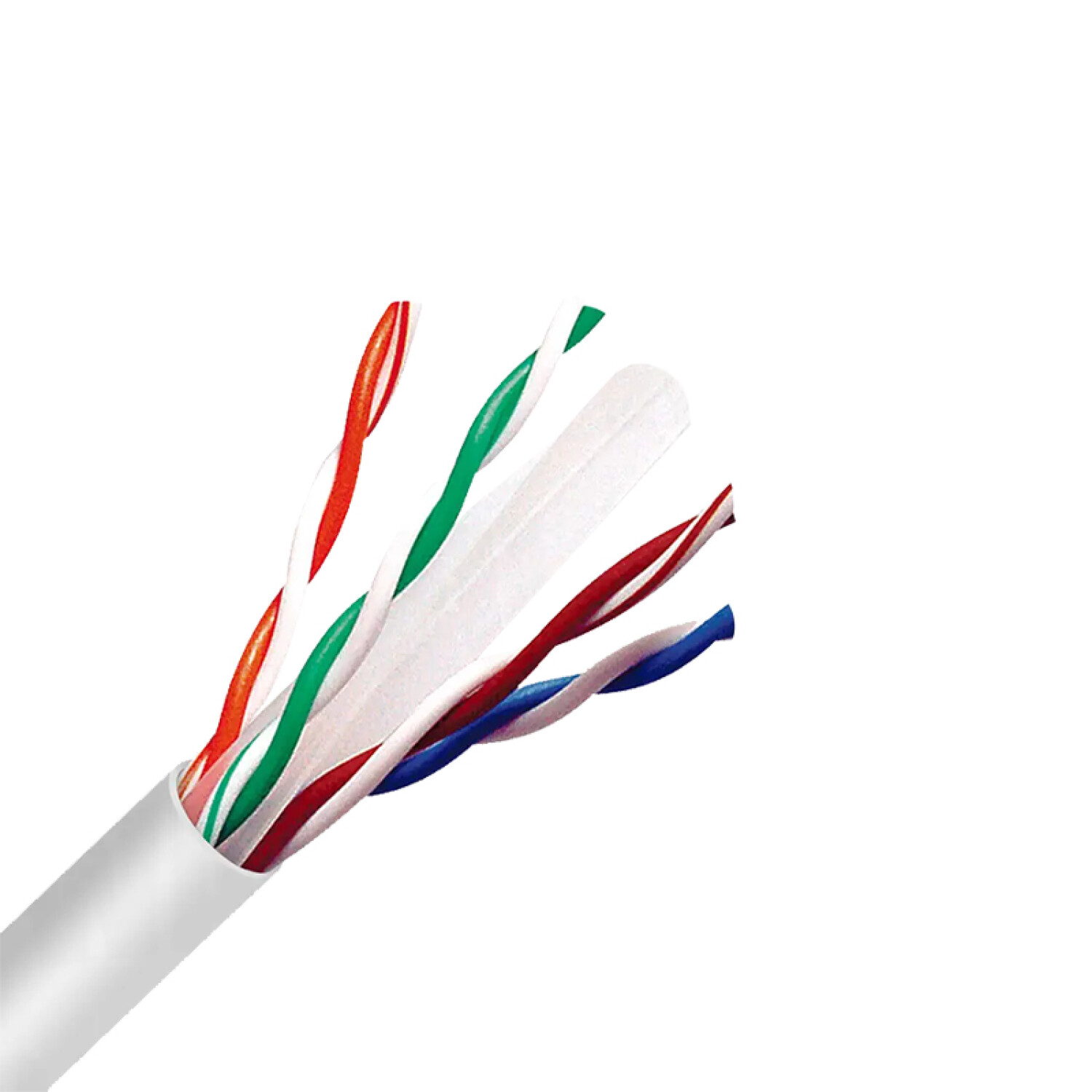Cable de datos UTP 4 pares Cat. 6 WIZ gris - WZ1010 — Fivisa