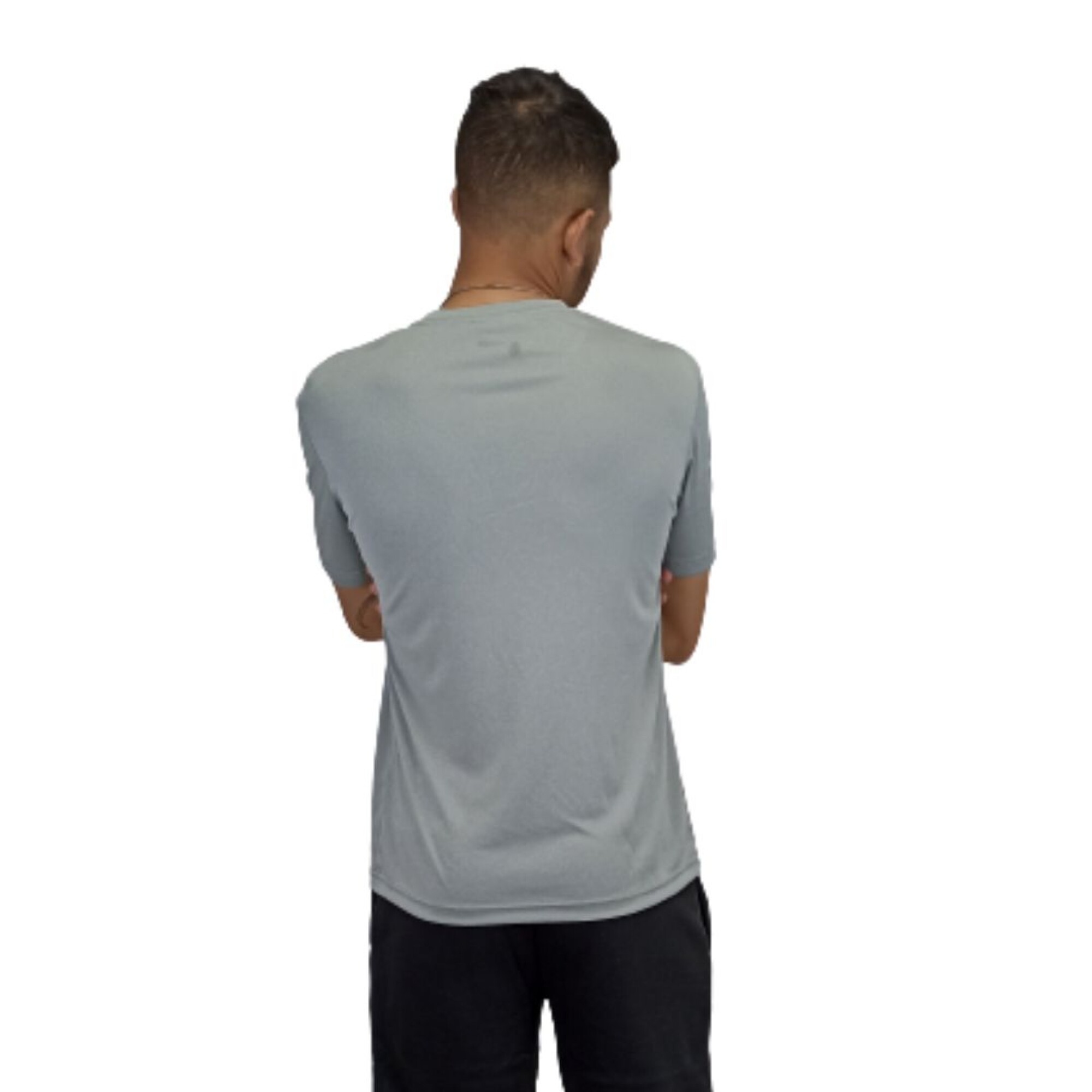 Camiseta Dry Fit Jaspeada - Gris jaspeado — TextilShop