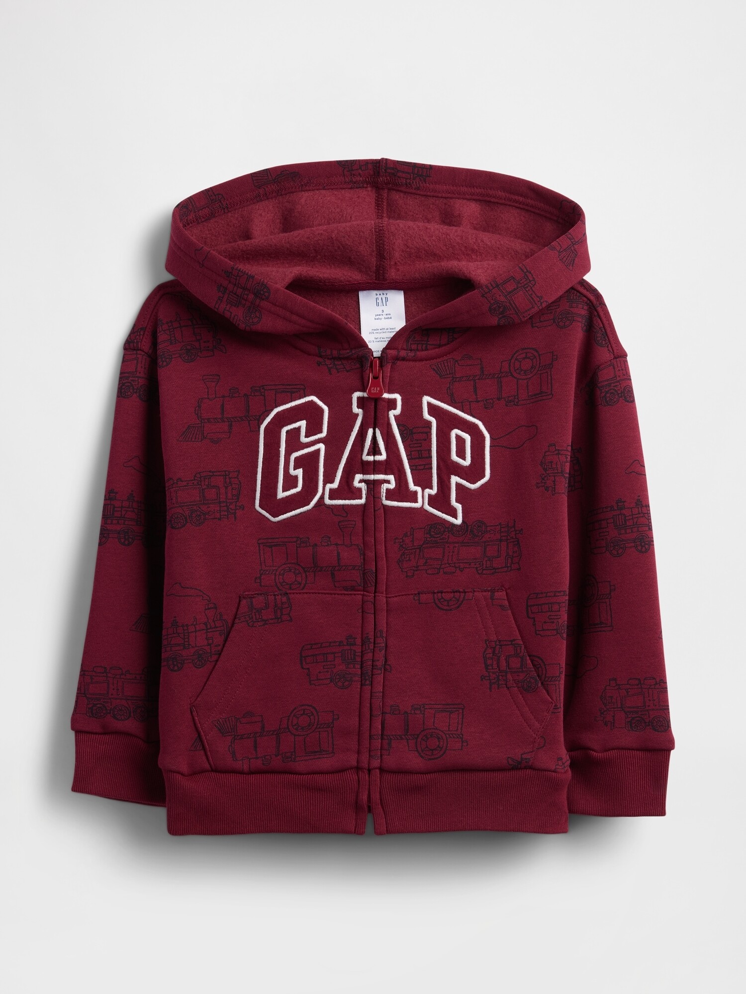 Canguro Con Cierre Logo Gap Toddler Niño - Red Delicious — GAP Uruguay