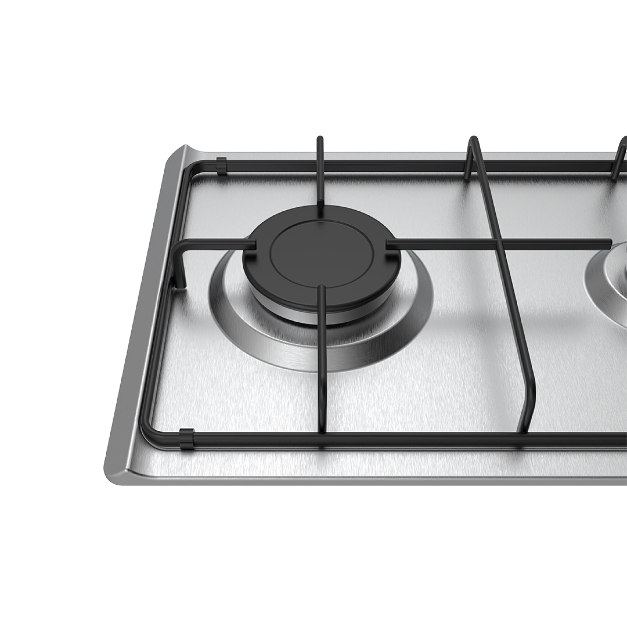 Anafe a gas Inox 2 hornallas Midea MG30SB005MN2B — Midea