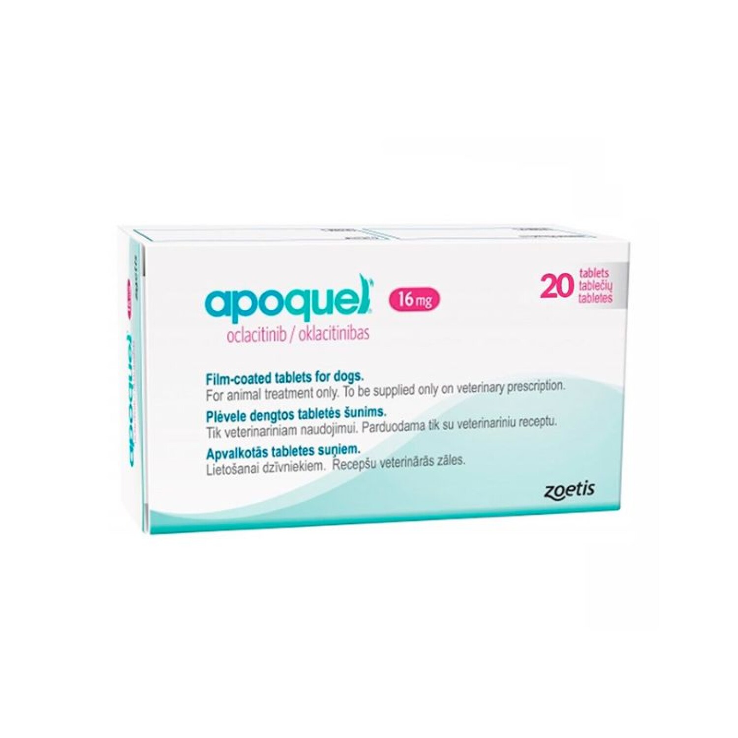 APOQUEL 16 MG X 20 COMPRIMIDOS - Apoquel 16 Mg X 20 Comprimidos — Puntovet
