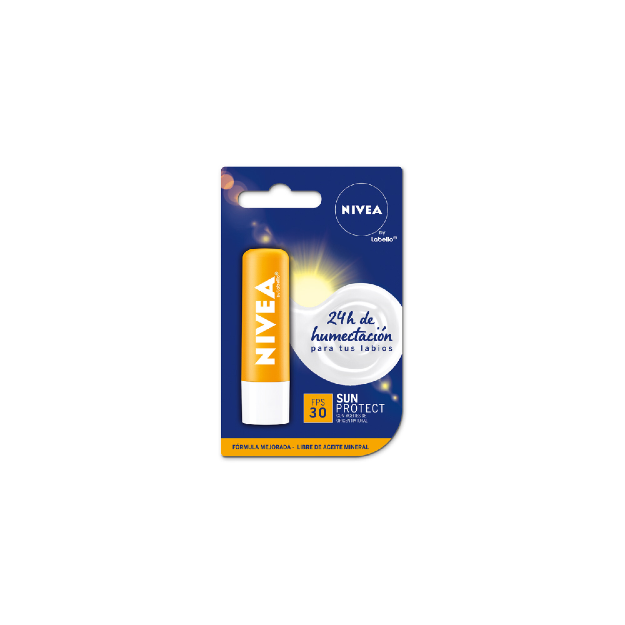 Protector Solar Labial Nivea Hidratante Sun Protect FPS 30 4.8g — San Roque