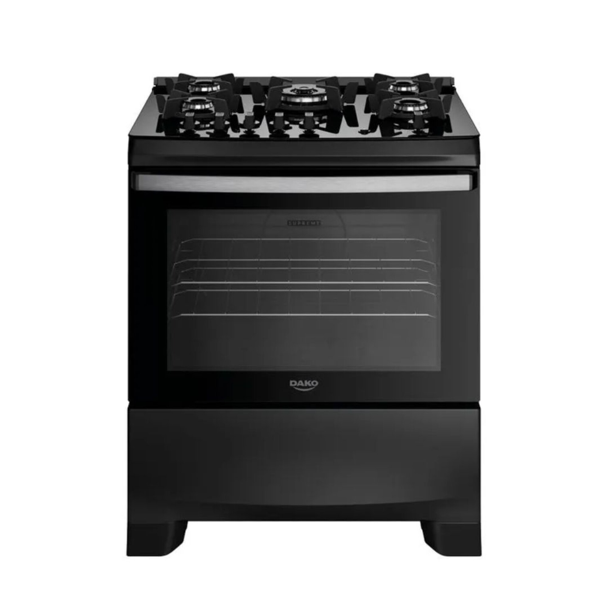Cocina Dako Supreme Glass 5H Negro 1995 — Bristol
