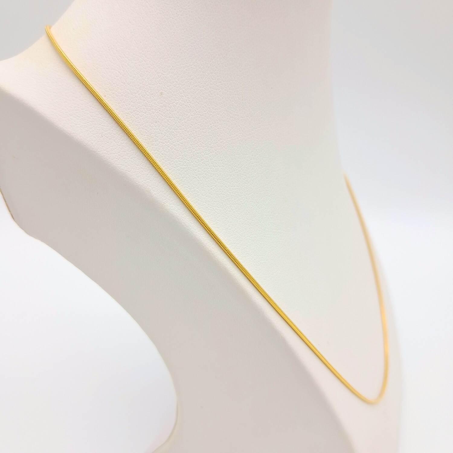 Cadena de oro 10 ktes, COLA DE RATON. — Veroca Joyas