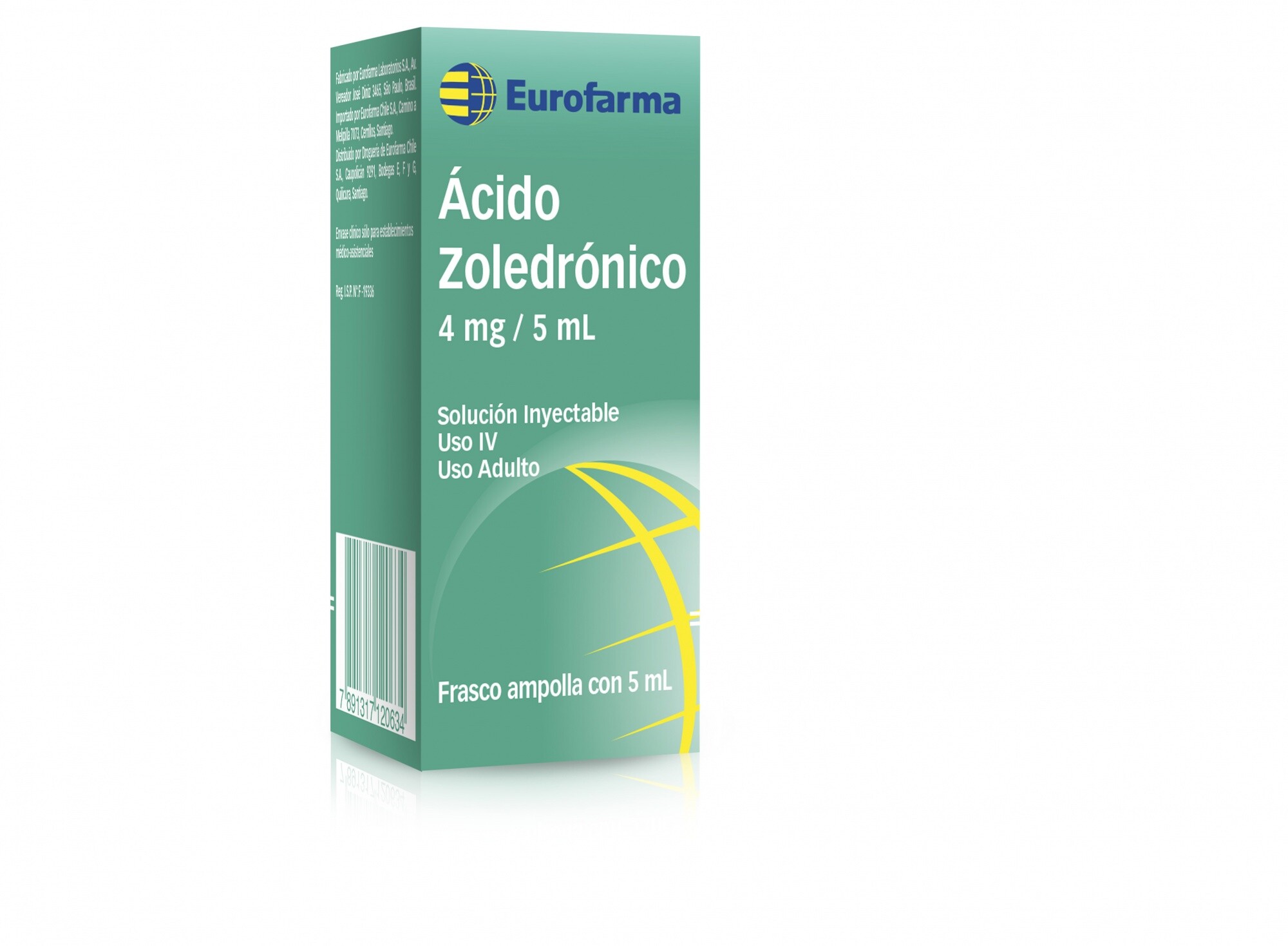 Acido Zoledronico 4 Mg X 1 Fco. Ampolla x 1 AMP — San Roque