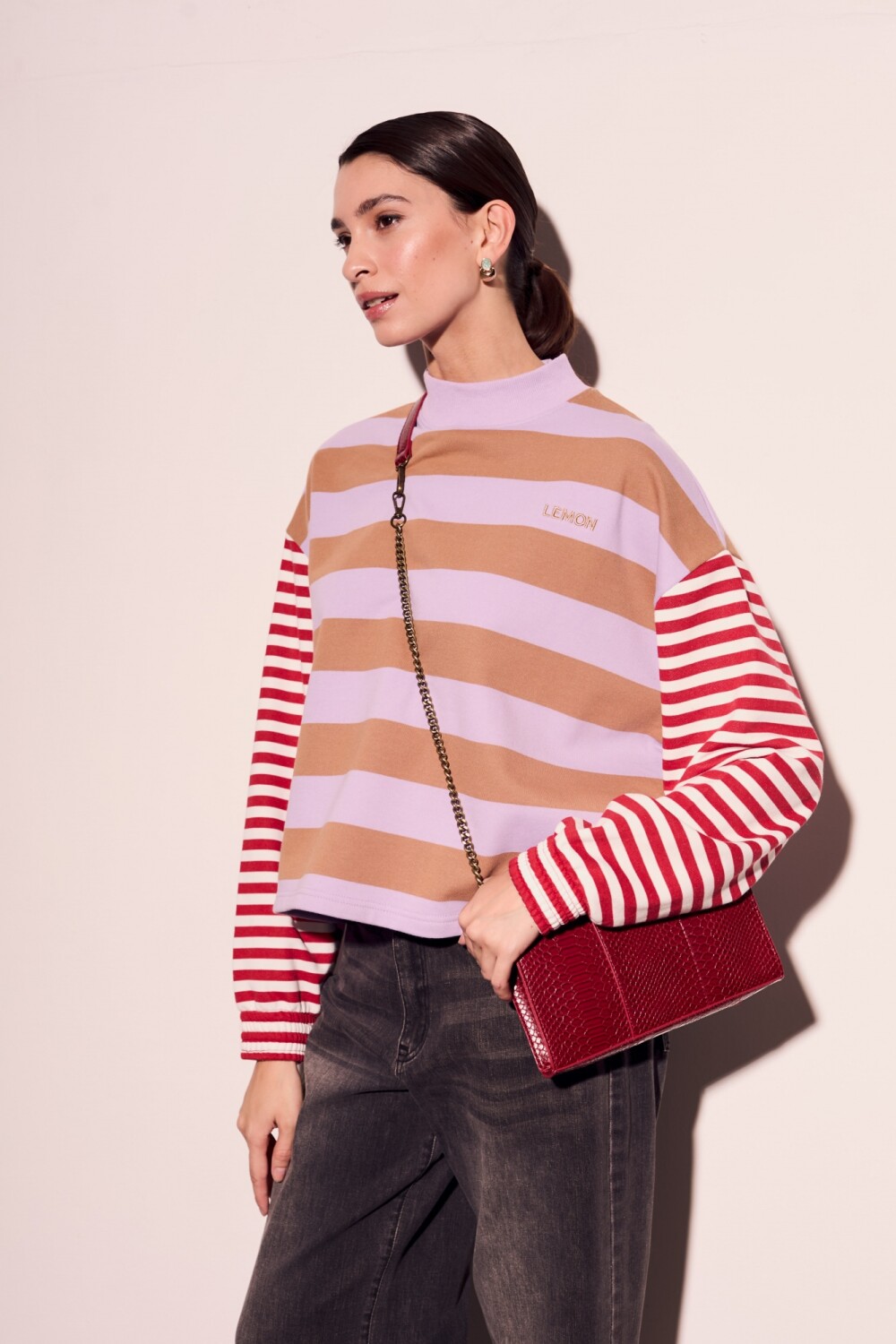 Sweater Rayado Combinado - Multi — Lemon