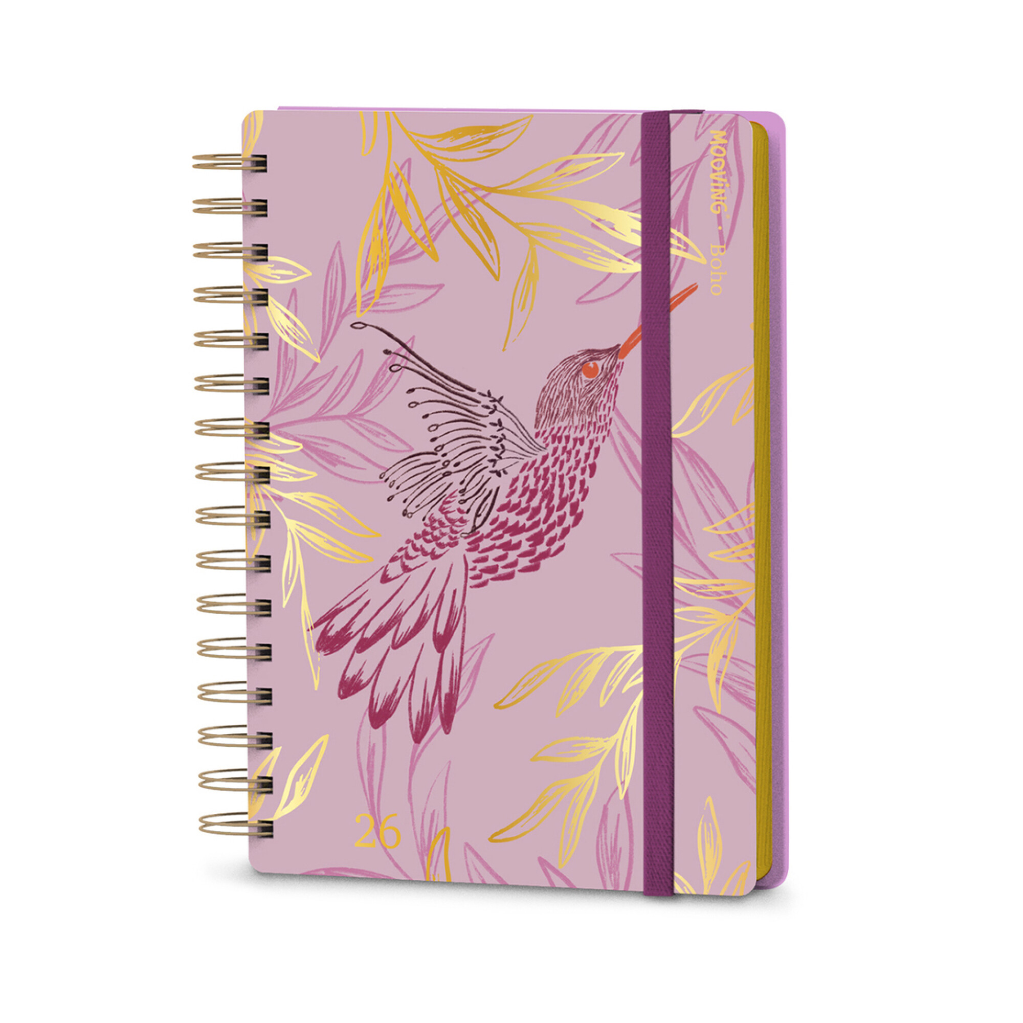 Agenda Mooving Semanal 15 x 21 cm 2026 Boho — Ardo Mayorista