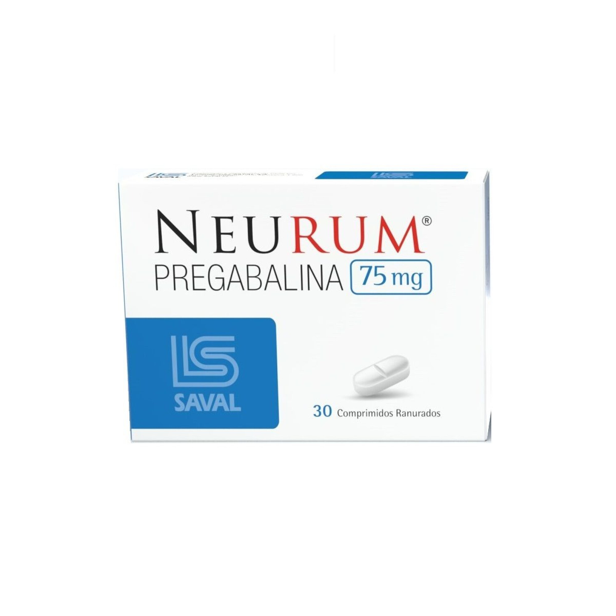 NEURUM 75 MG. CJ X 30 COMP. REC. — Farmacenter