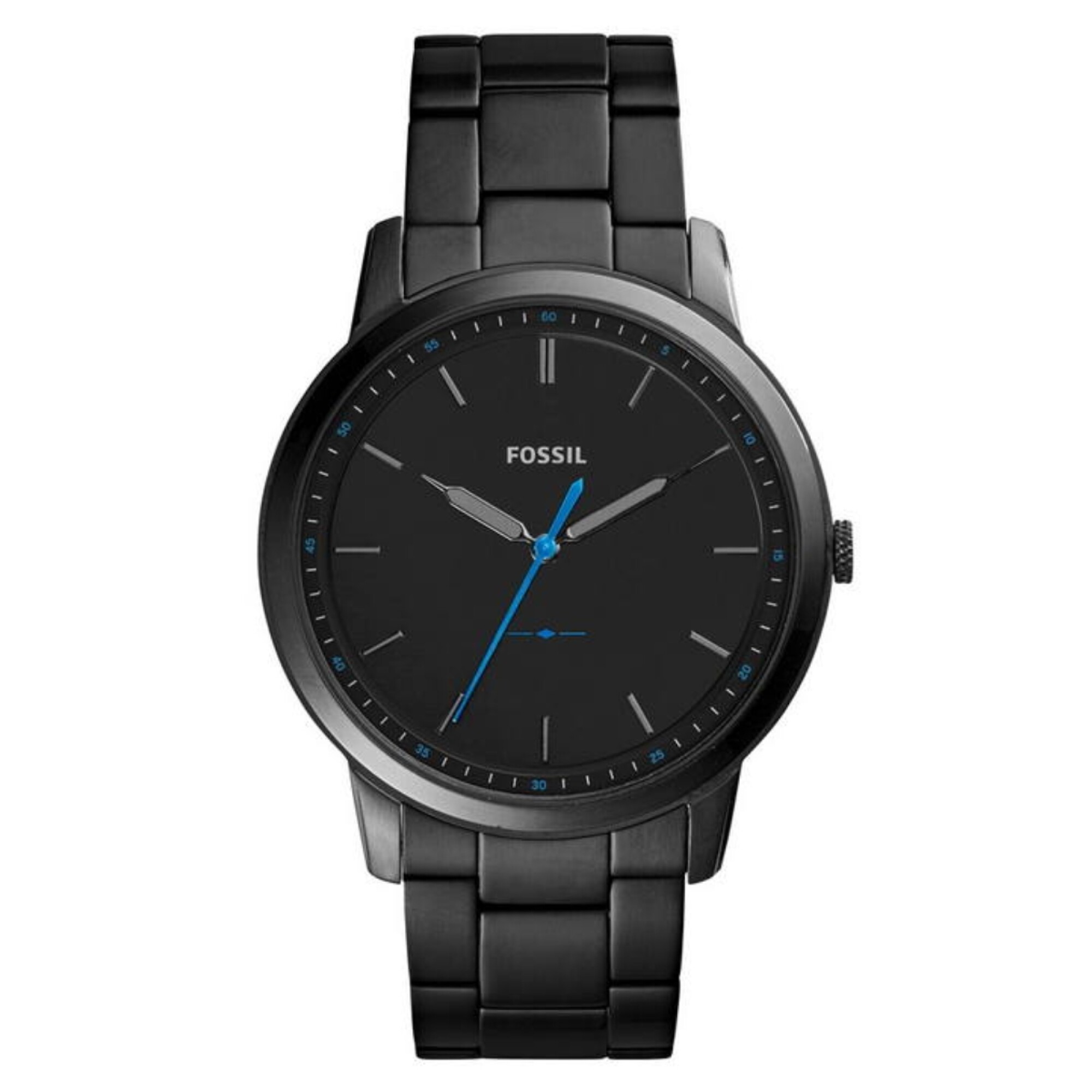 Reloj FOSSIL MINIMALIST Acero Negro Esfera 44mm — WatchMe