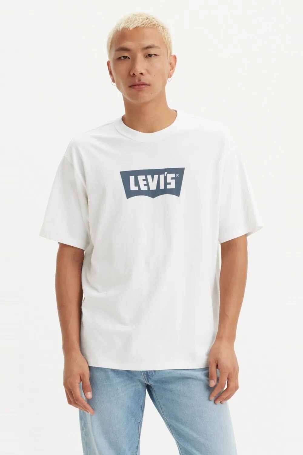 Remera Hombre M/Corta Alg.Levi's - Blanco — Apache