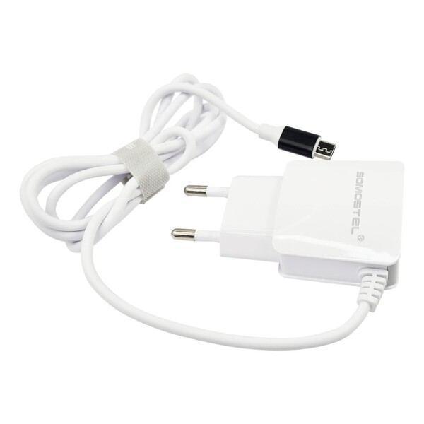 Cargador Celular Micro Usb Somostel + Cable 2.1a Pared — Atrix