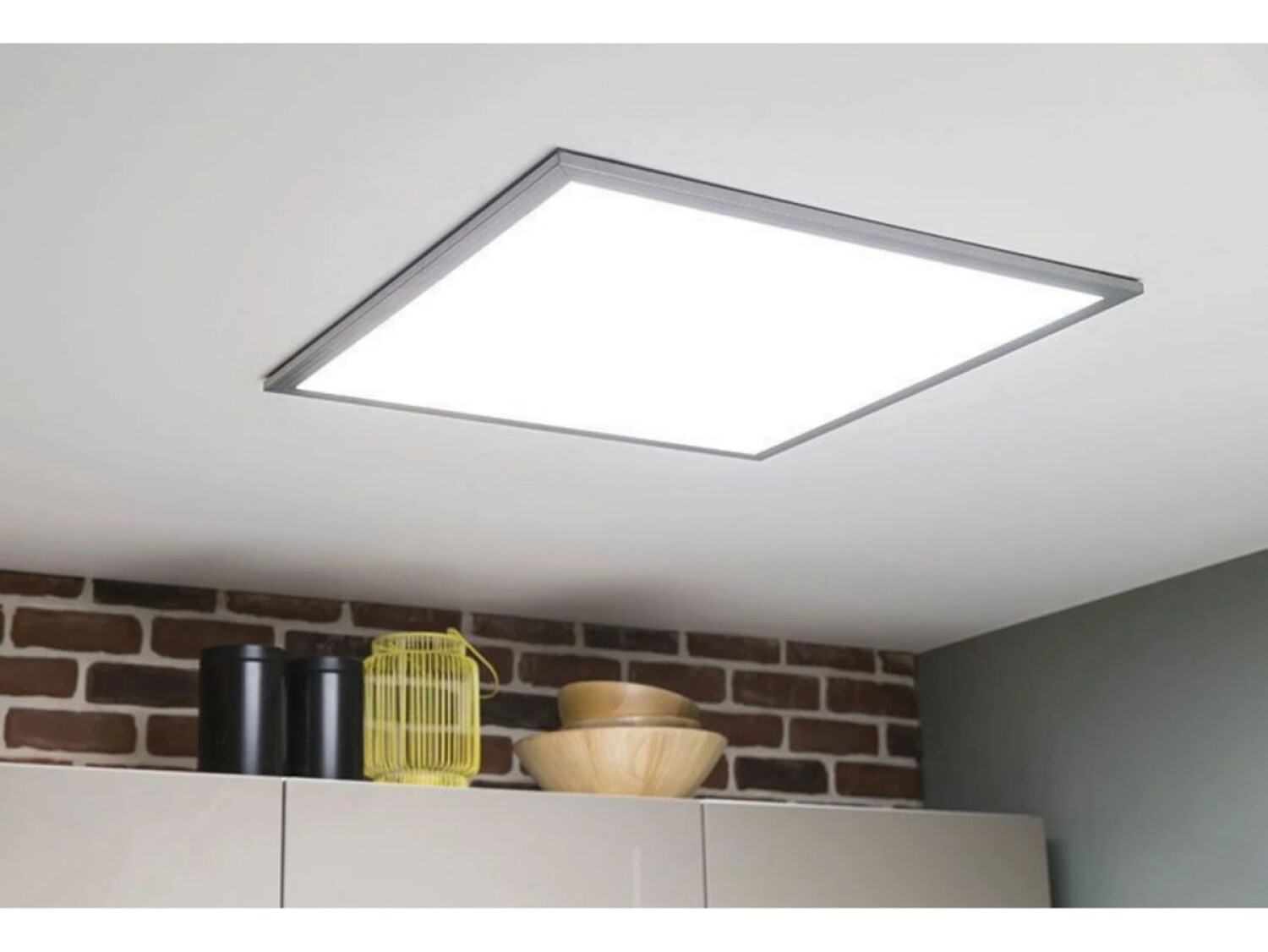 Set x8 Panel Led 60x60 42w Plafon Cuadrado Luz Neutra Techo — Atrix