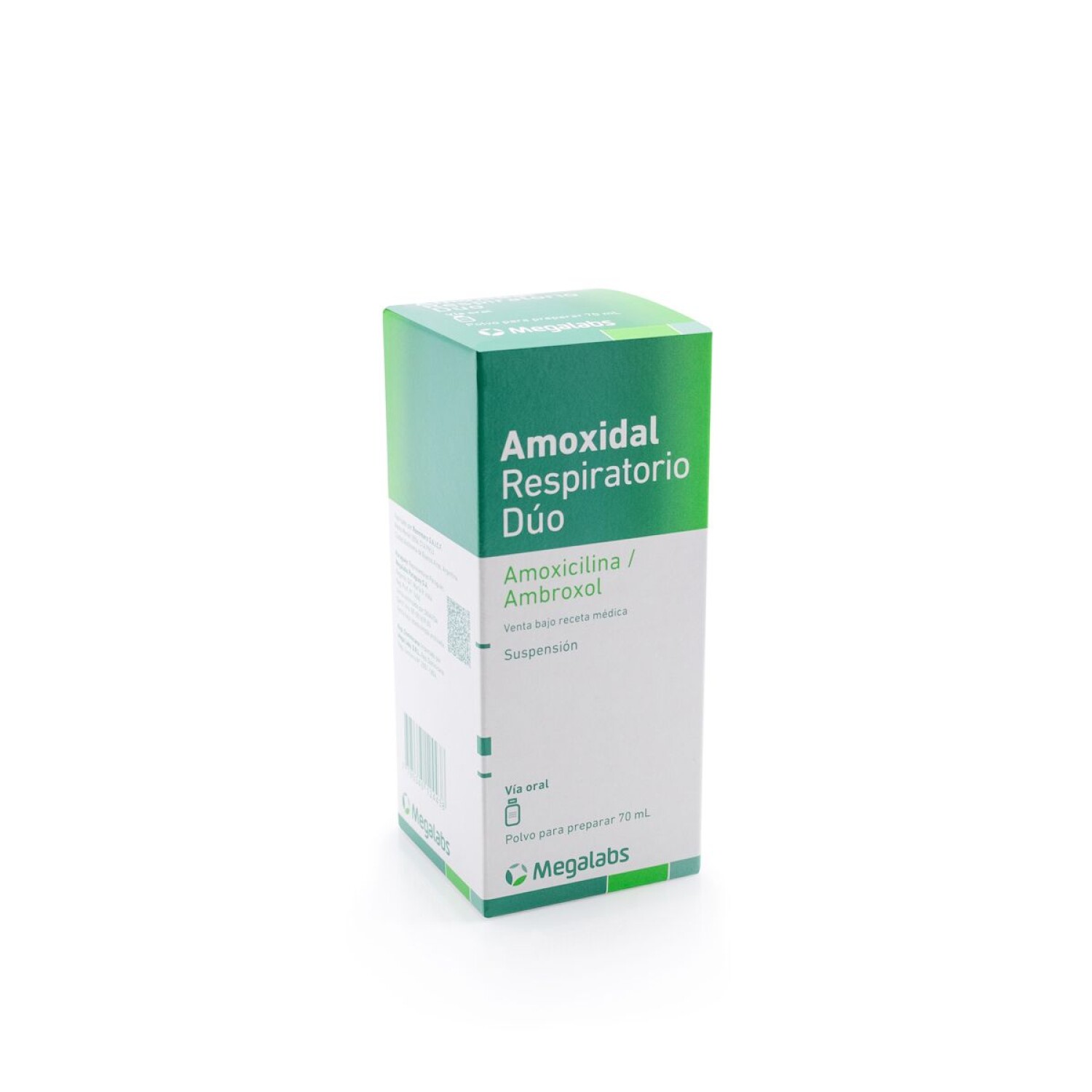 AMOXIDAL RESP. DUO SUSP. FRASCO X 70 ML. — Farmacenter