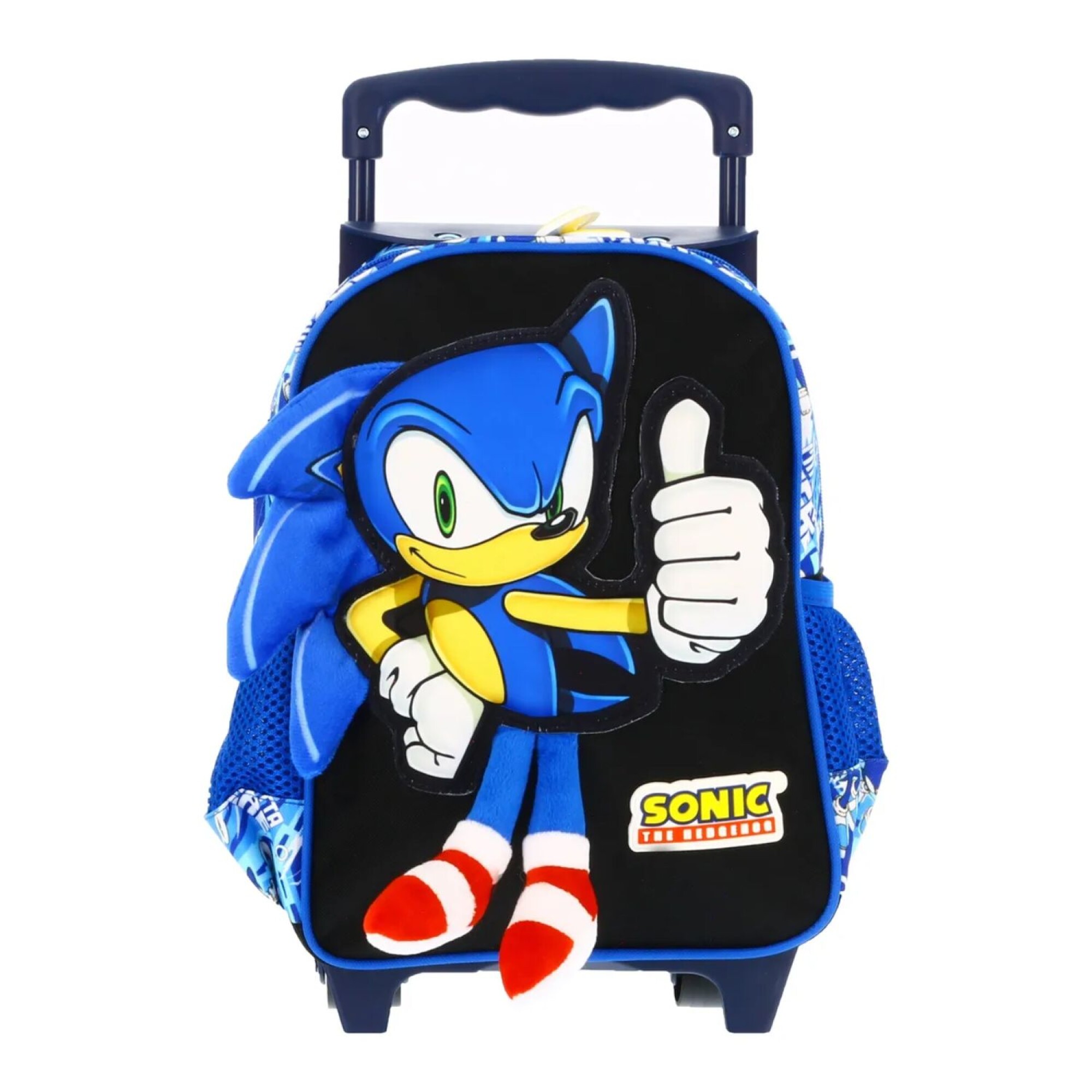 Mochila infantil con carro y patitas 30 cm Sonic — Electroventas