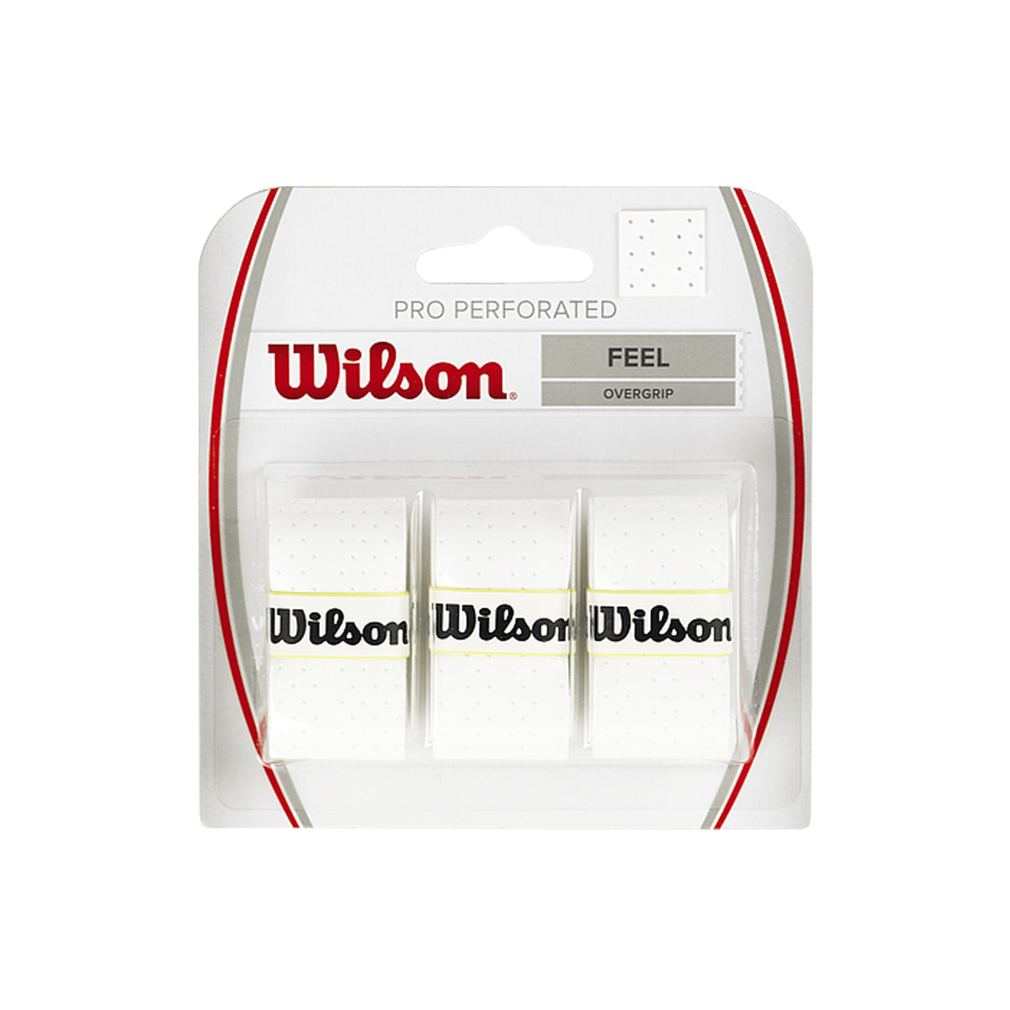 PRO OVERGRIP PERFORTED WH Z4005W WILSON - White — Global Sports