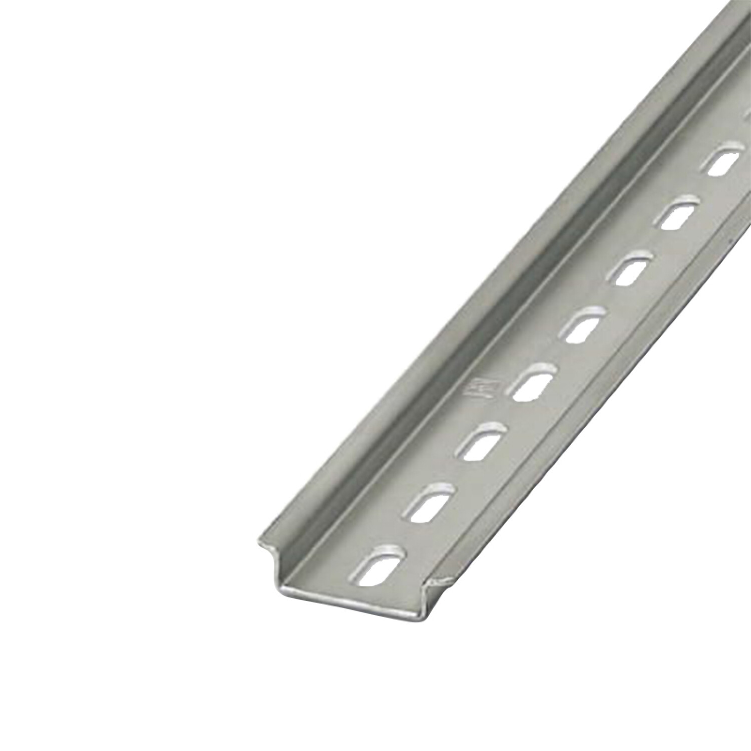 Riel din omega aluminio 35x7,5mm, 1 metro de largo - CF2385 — Fivisa