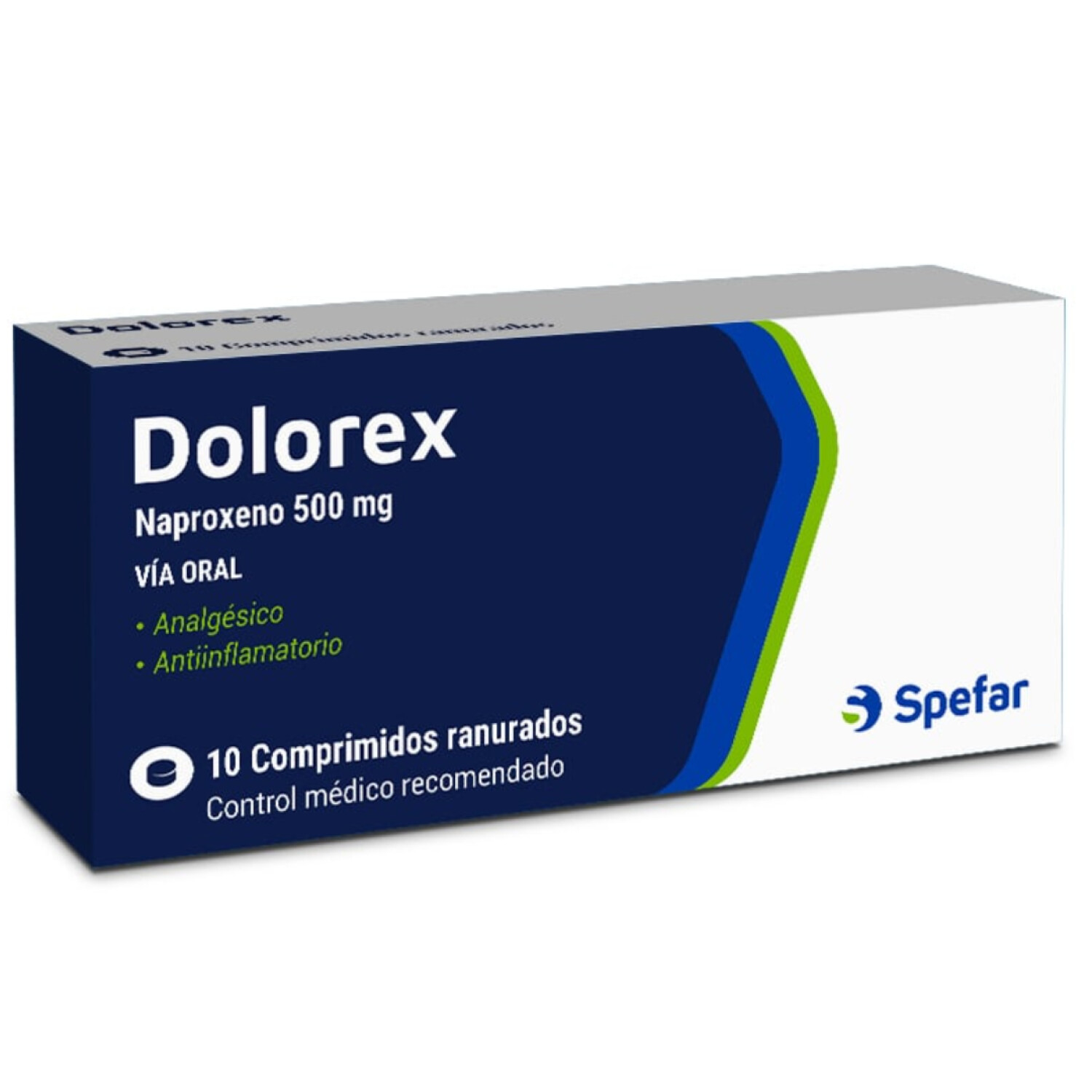 Dolorez 500mg. 10 comp. — Matías González