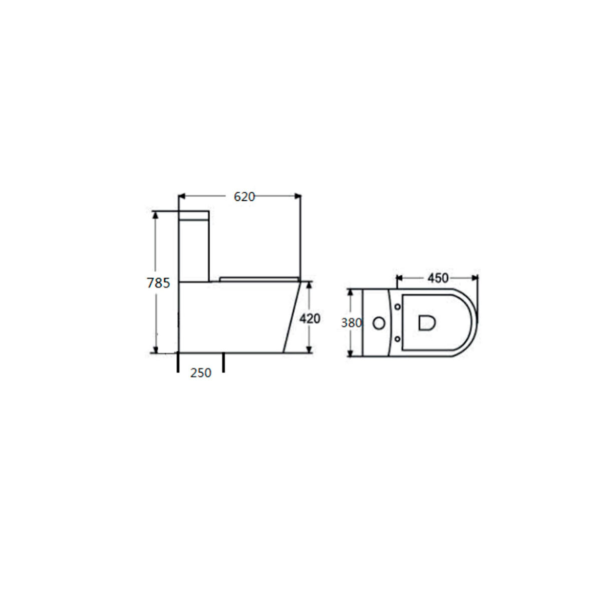 Cisterna Mochila Para Inodoro Aqualia Linea Amaro — Acher Cerámicas