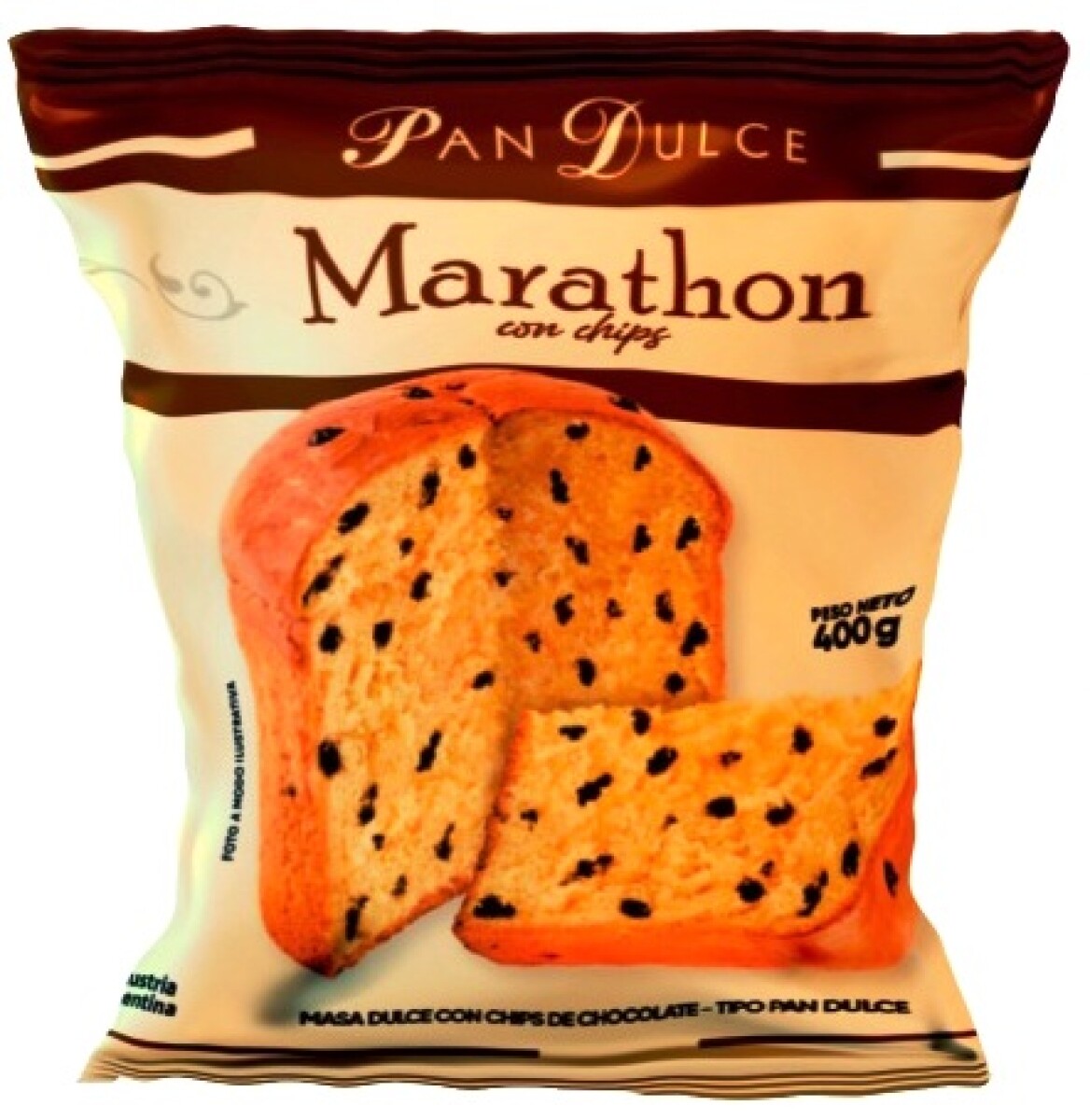 PANETTONE CHISPAS CHOCO MARATHON 400G — El Clon