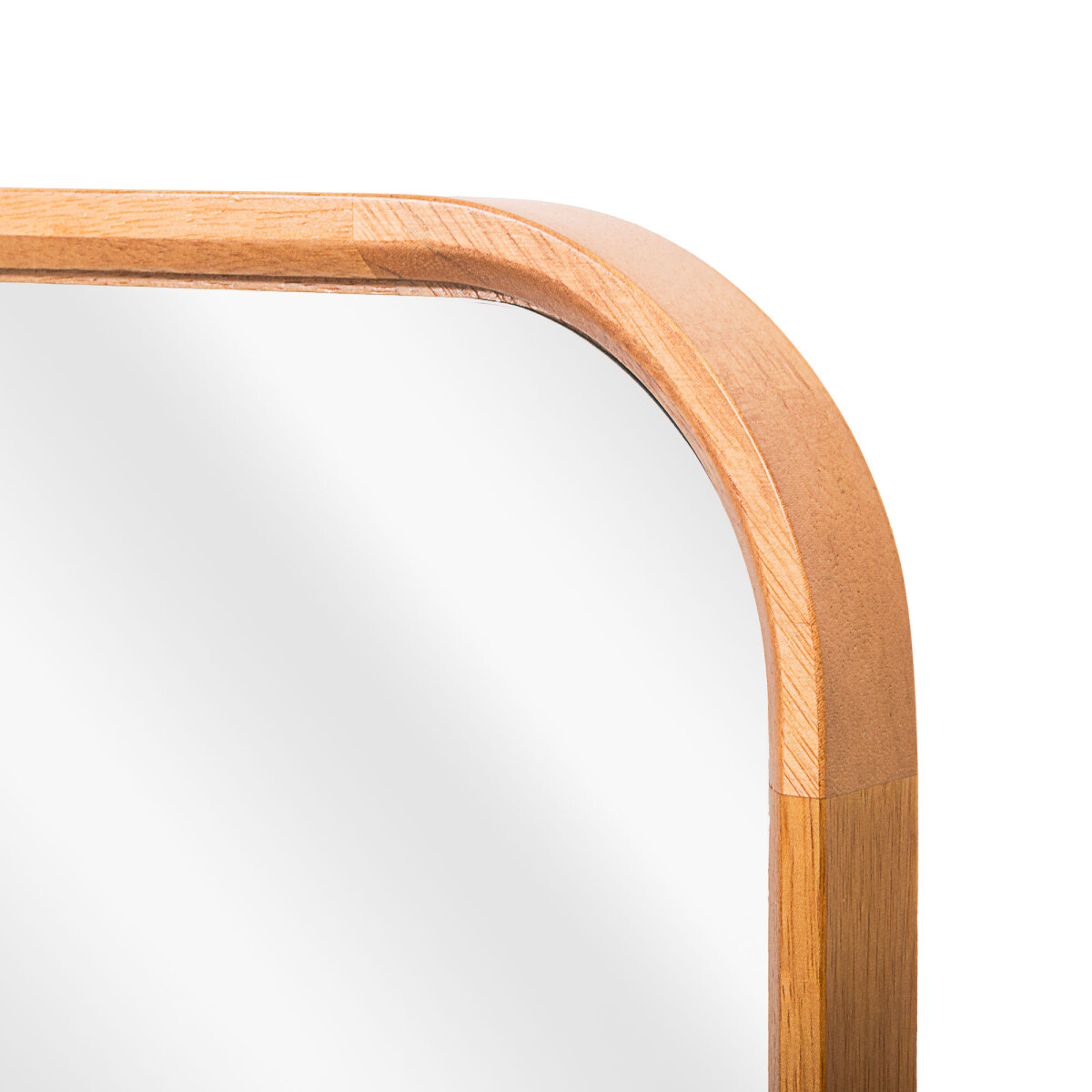 Espejo Natural/beige Mdf Y Vidrio Palazzo — Divino