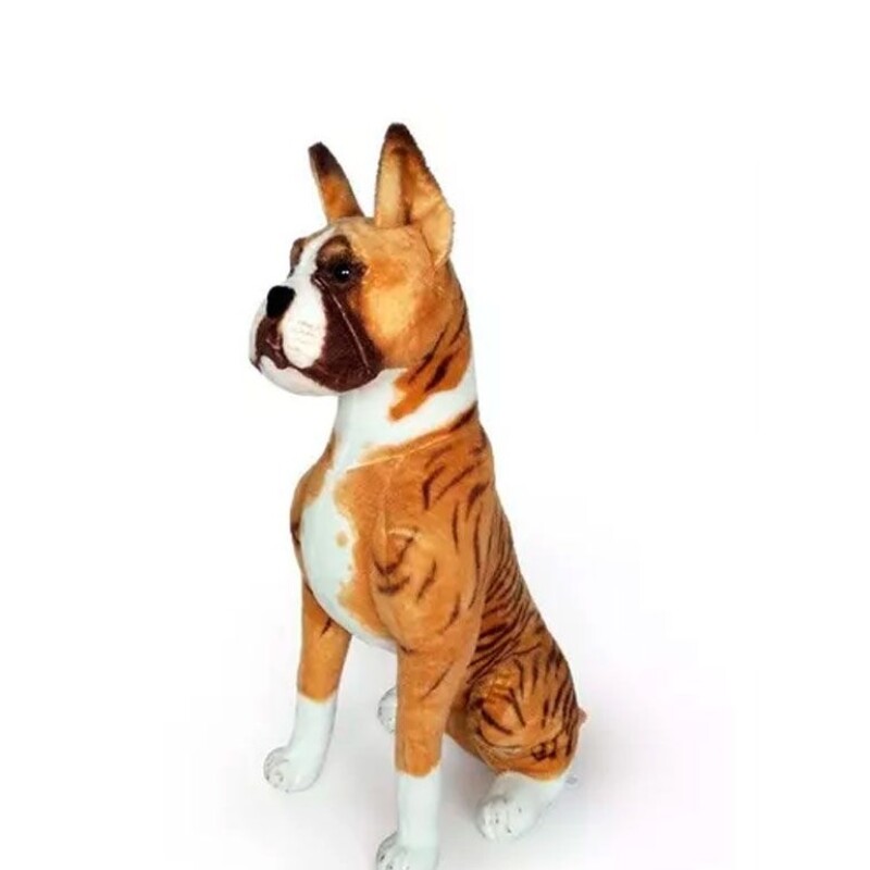 Peluche Perro Bóxer Sentado 64 Cm Animales Realistas Numi — Juguetería ...