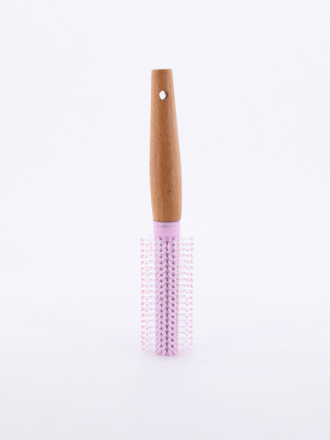 CEPILLO REDONDO WOOD - ROSADO — Guapa