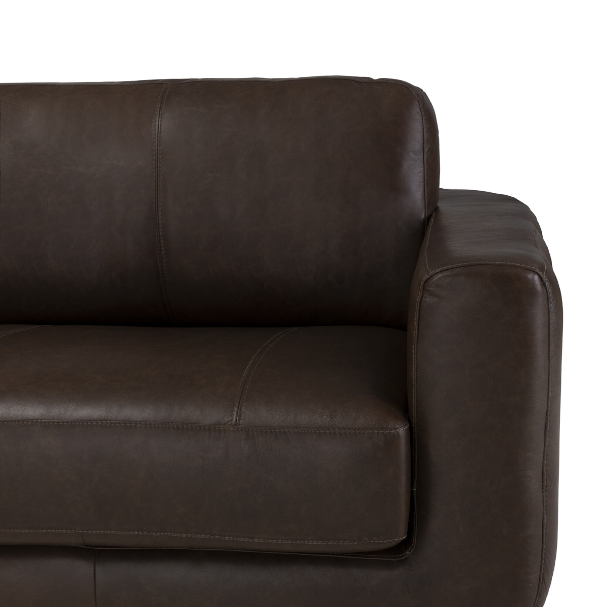 Sofá Copan - Cuero Advanced - 3 cuerpos - Smoke — NYR Uruguay