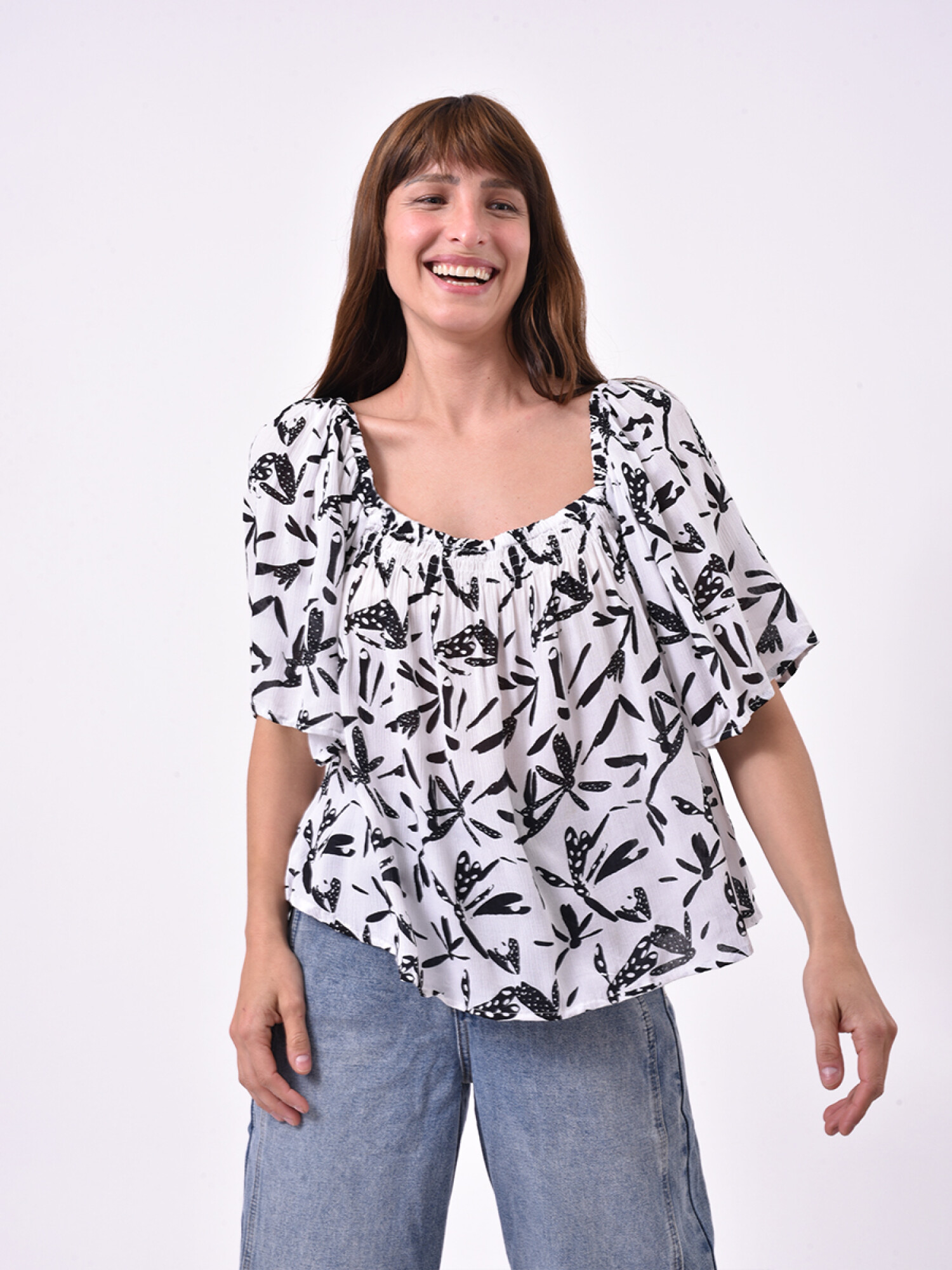 BLUSA CATA - ESTAMPADO 1 — Guapa - Paprika
