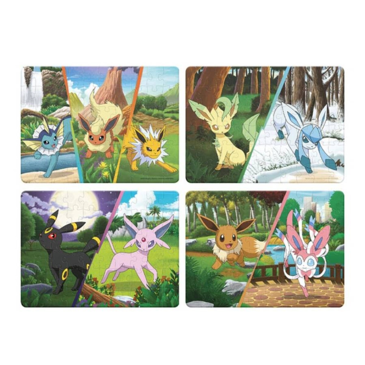 Puzzle 4 en 1 Pokémon - Eeveelutions — X Uruguay