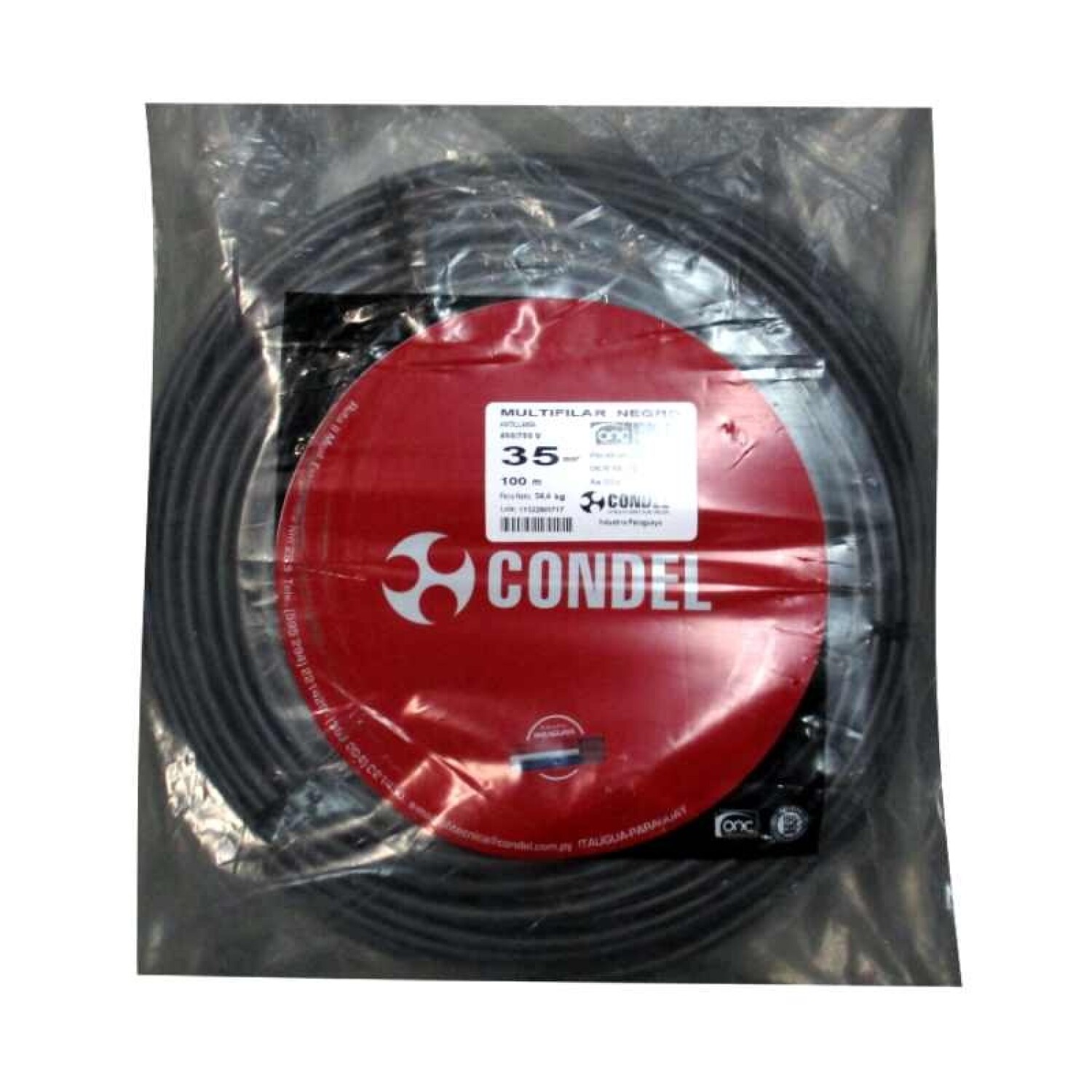 CABLE MULTIFILAR 35,00MM2 CONDEL — Luminotecnia