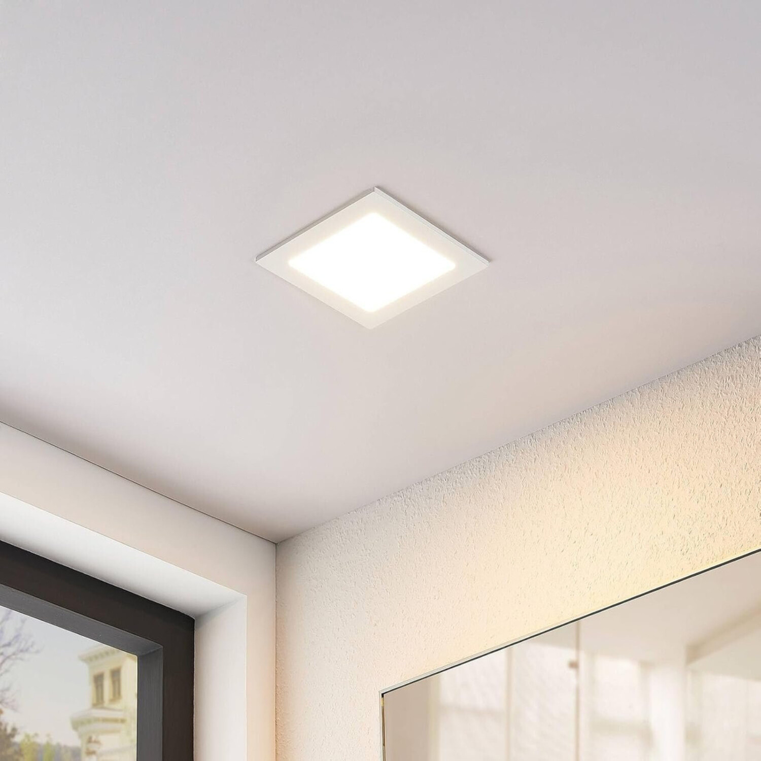Set x12 Panel Led 30x30 24w Plafon Cuadrado Techo Luz Neutra — Atrix