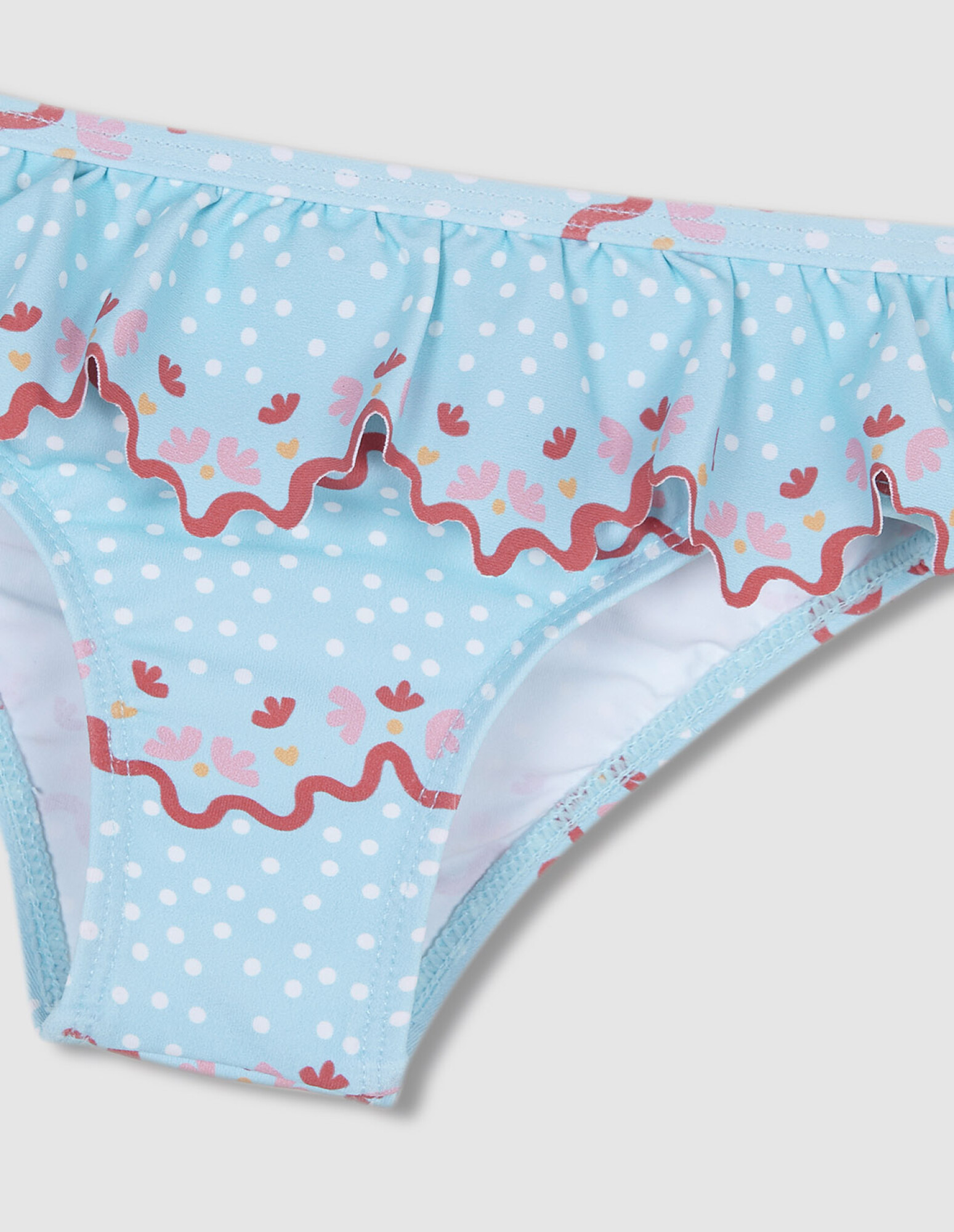 Culetin Estampado Ondas Azul Talco — Gocco