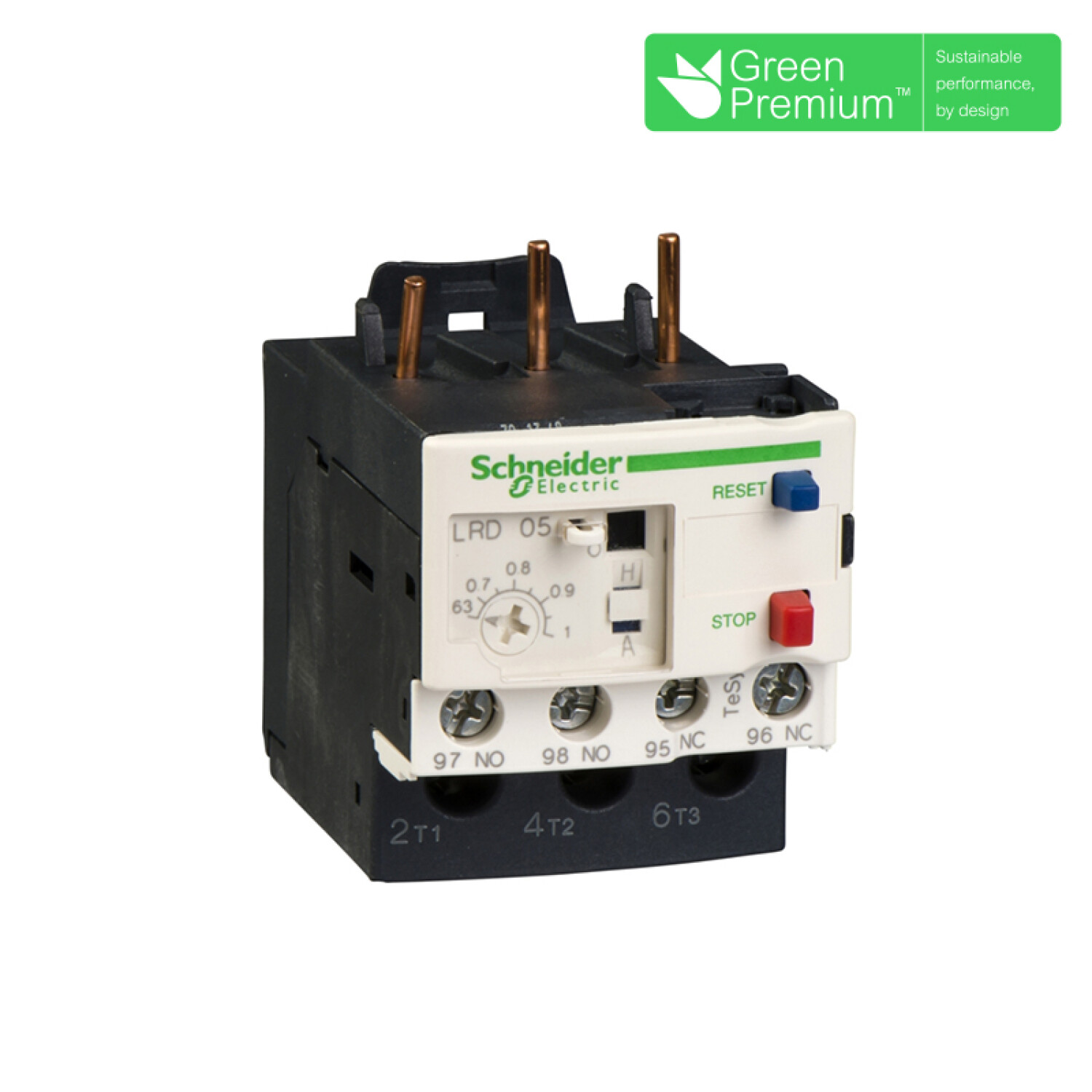 Relé térmico p/contactor LC1D 4-6A - TL1810 — Fivisa