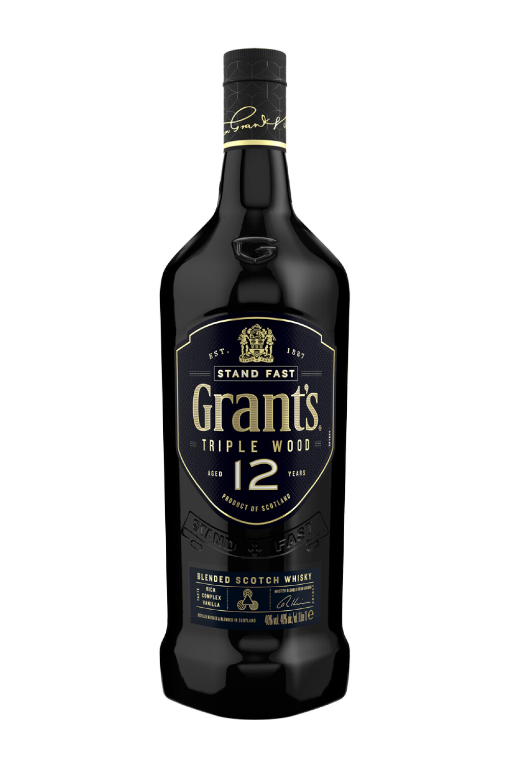 Whisky Grant's Triple Wood 12 AÑOS 1 Lt — Bacán
