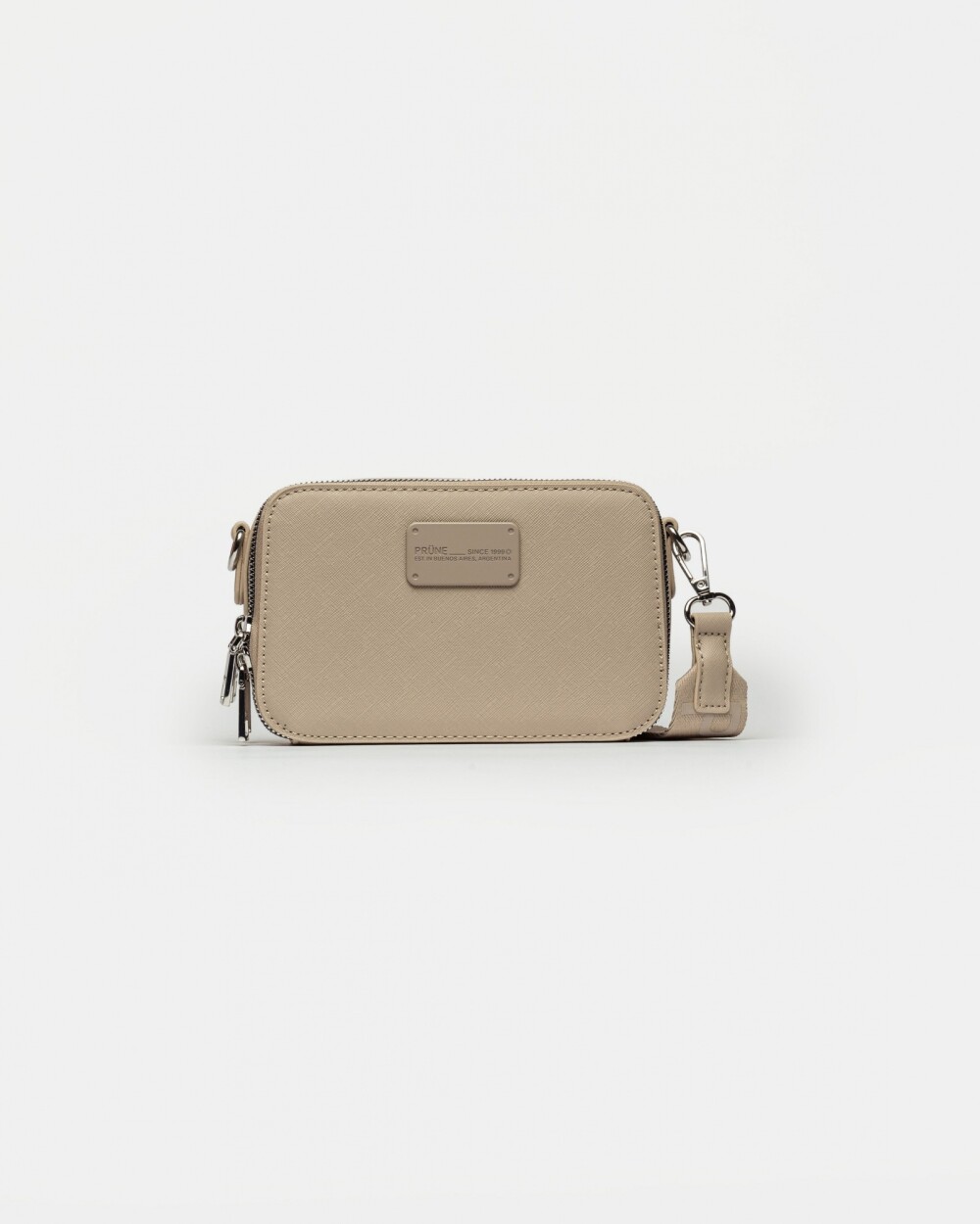 Mini bag New Penny en efecto cuero - Taupe — Prüne