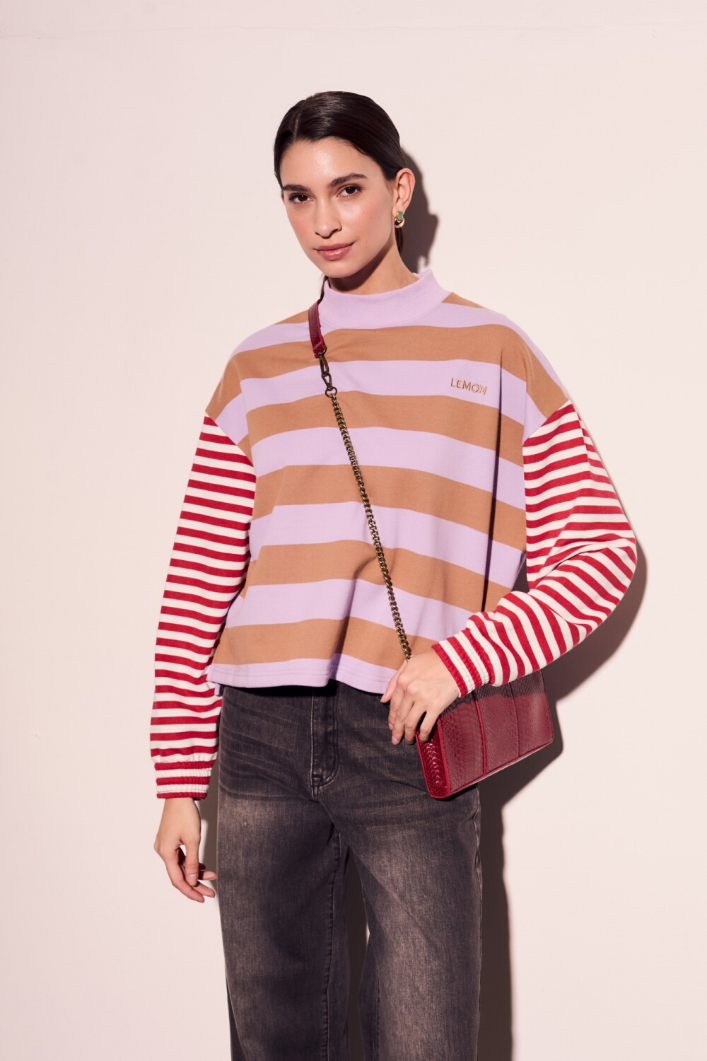 Sweater Rayado Combinado - Multi — Lemon