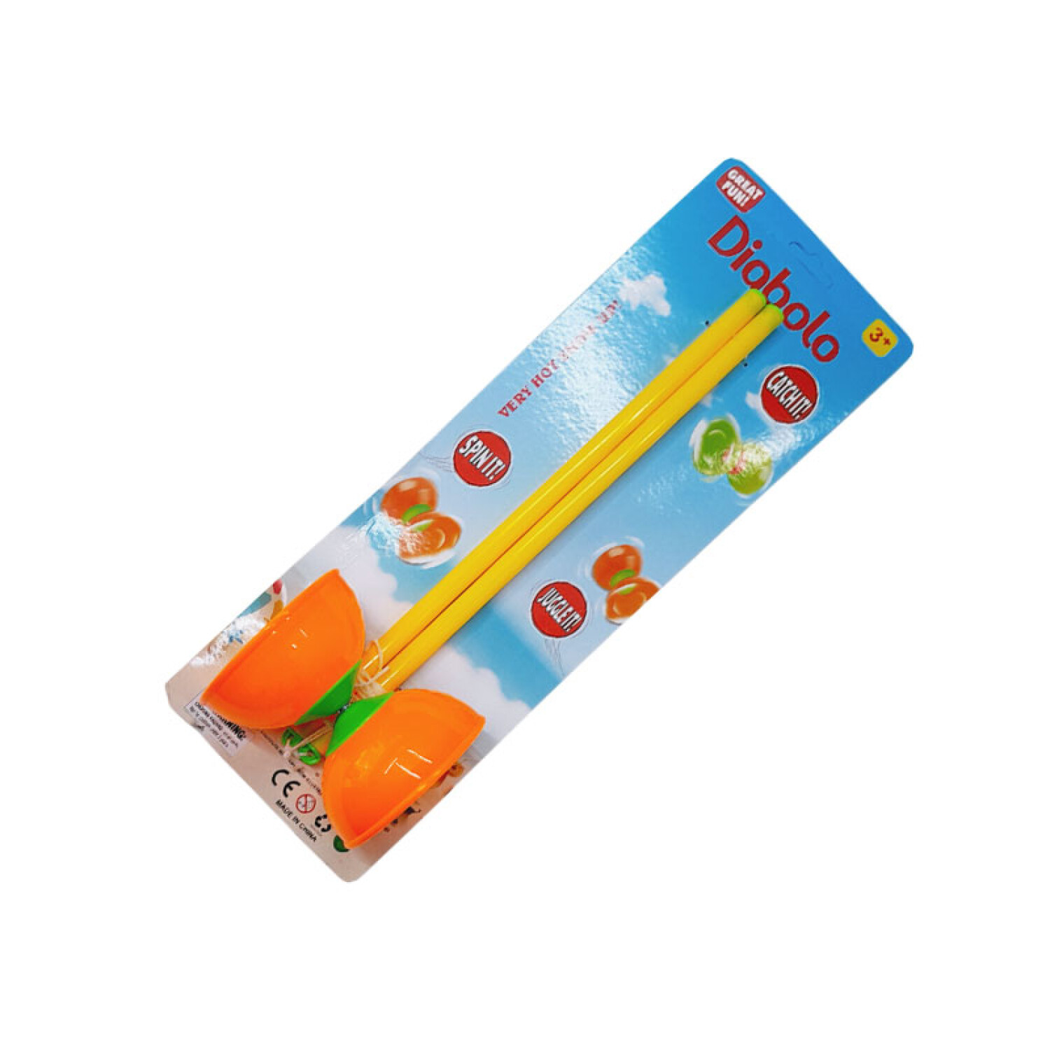 Diabolo 2 colores 35cm - Diabolo 2 Colores 35cm — Todo Acá Mejores Precios