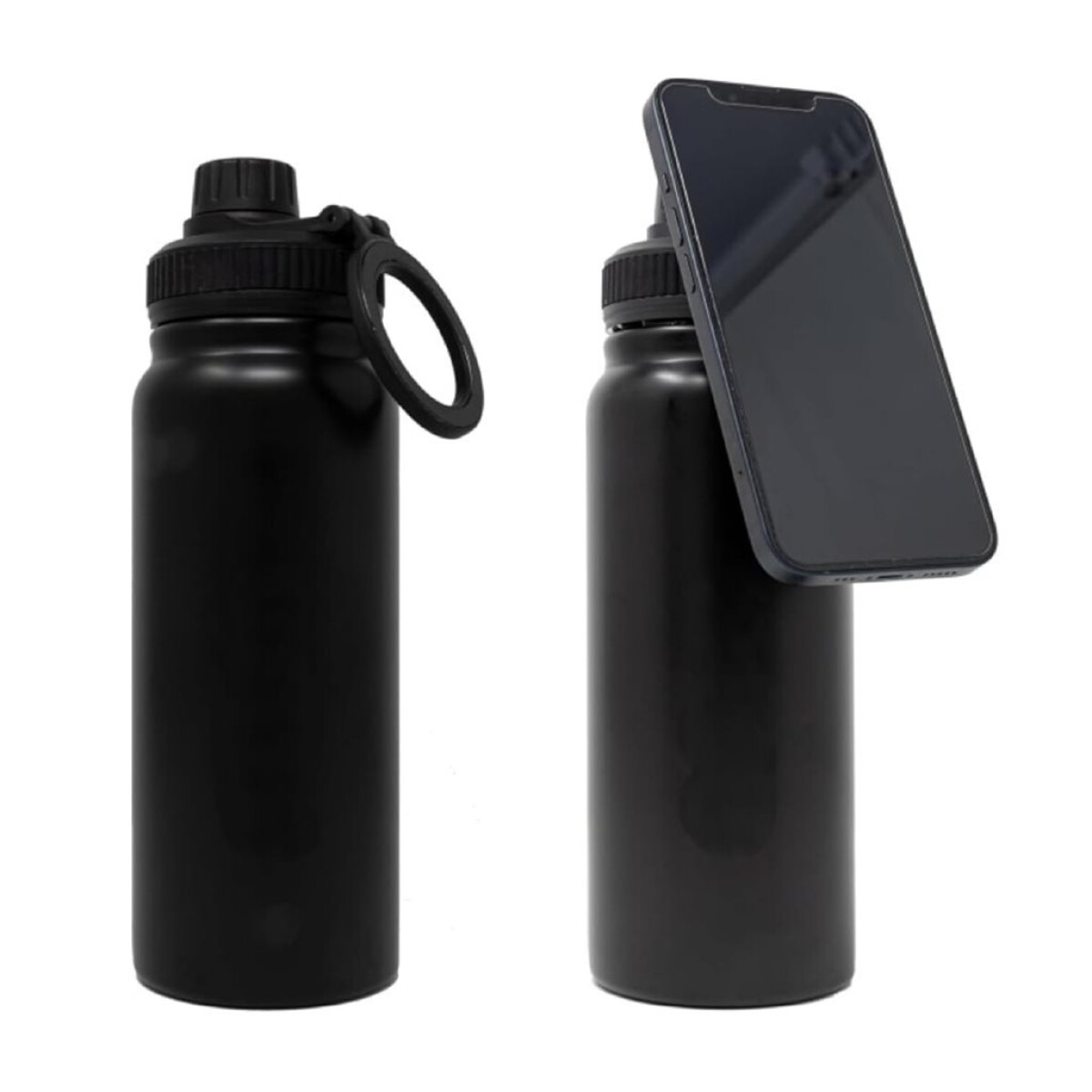 BOTELLA TERMICA CON IMAN P/CELULAR 960ML NEGRO — Deco Hogar