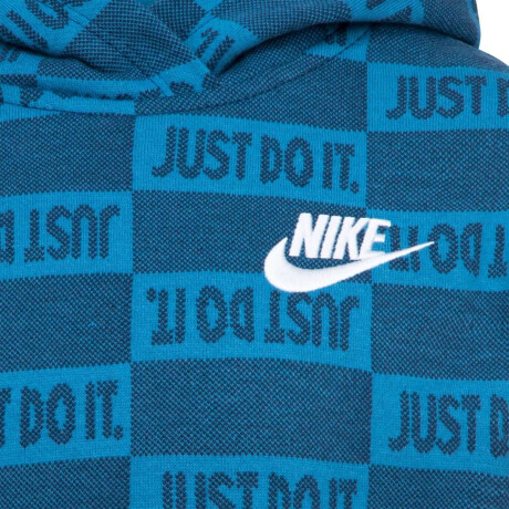 Abrigo Textured Club Felpa Polera de Niño - Azul — Tienda Soy Santander