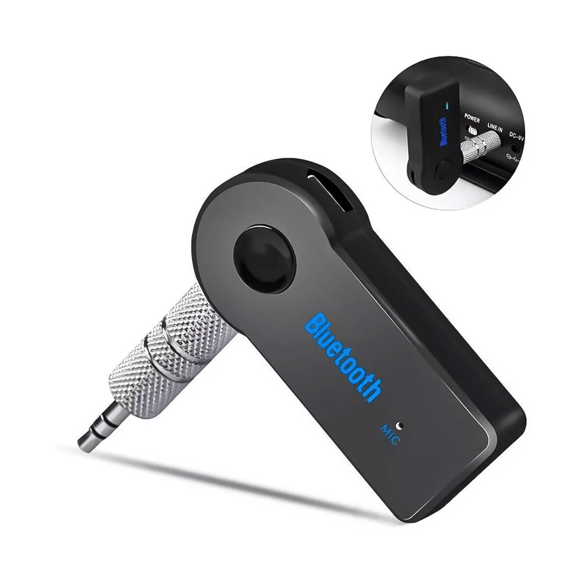 RECEPTOR AUDIO BLUETOOTH BT310 ADAPTADOR USB JACK 3,5 PARA AUTO — Woofer