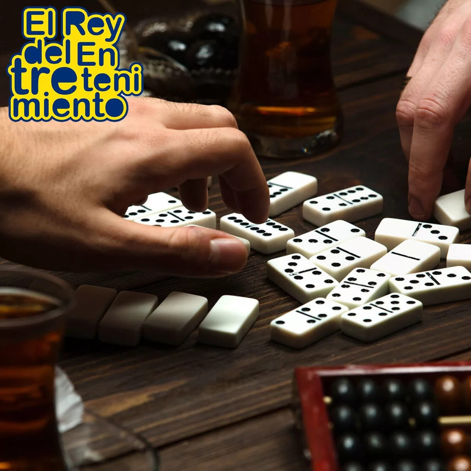 Juego De Mesa Dominó C/ 28 Fichas + Estuche En Madera — El Rey del ...