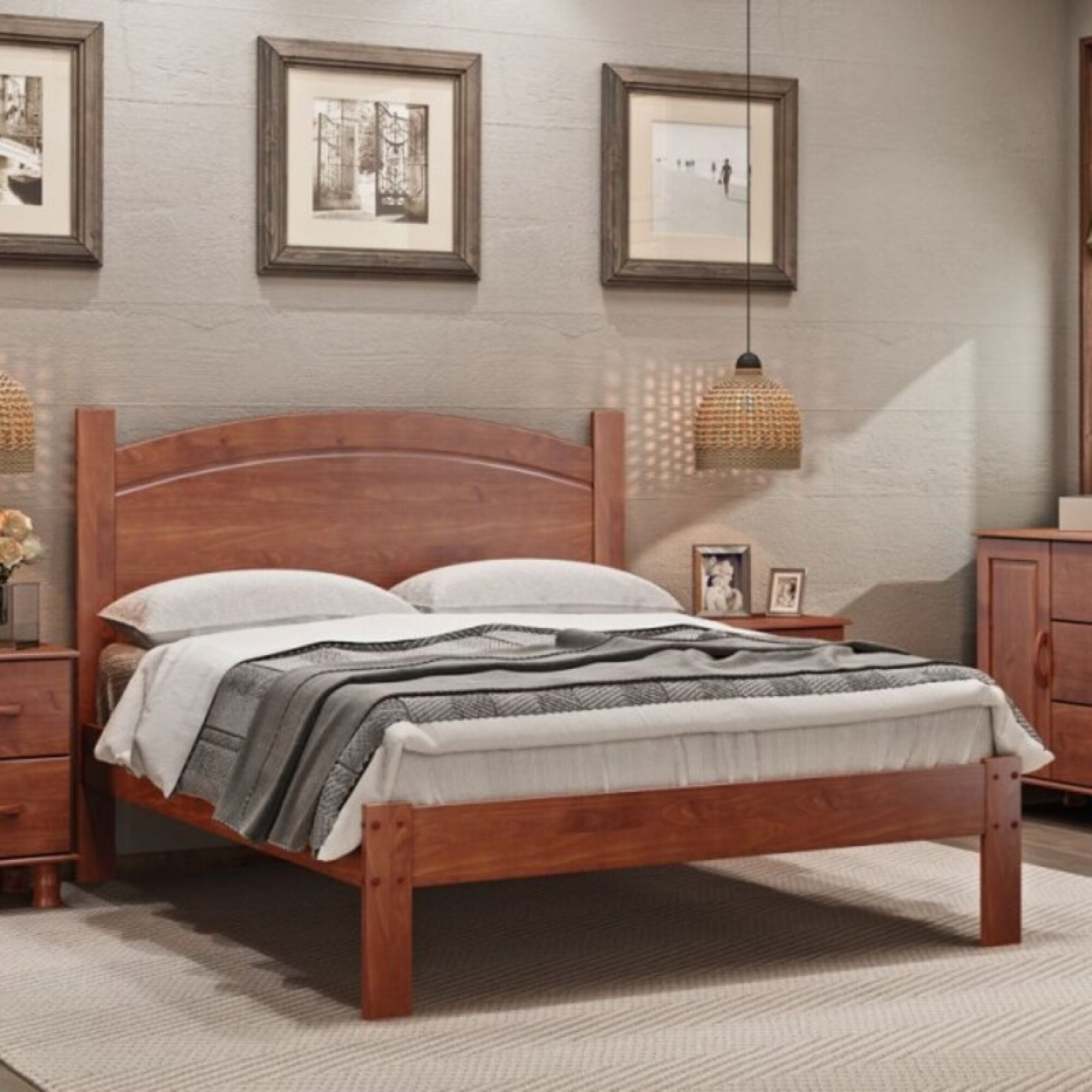 Cama De 2 Plazas Línea Bronce — Aihaus