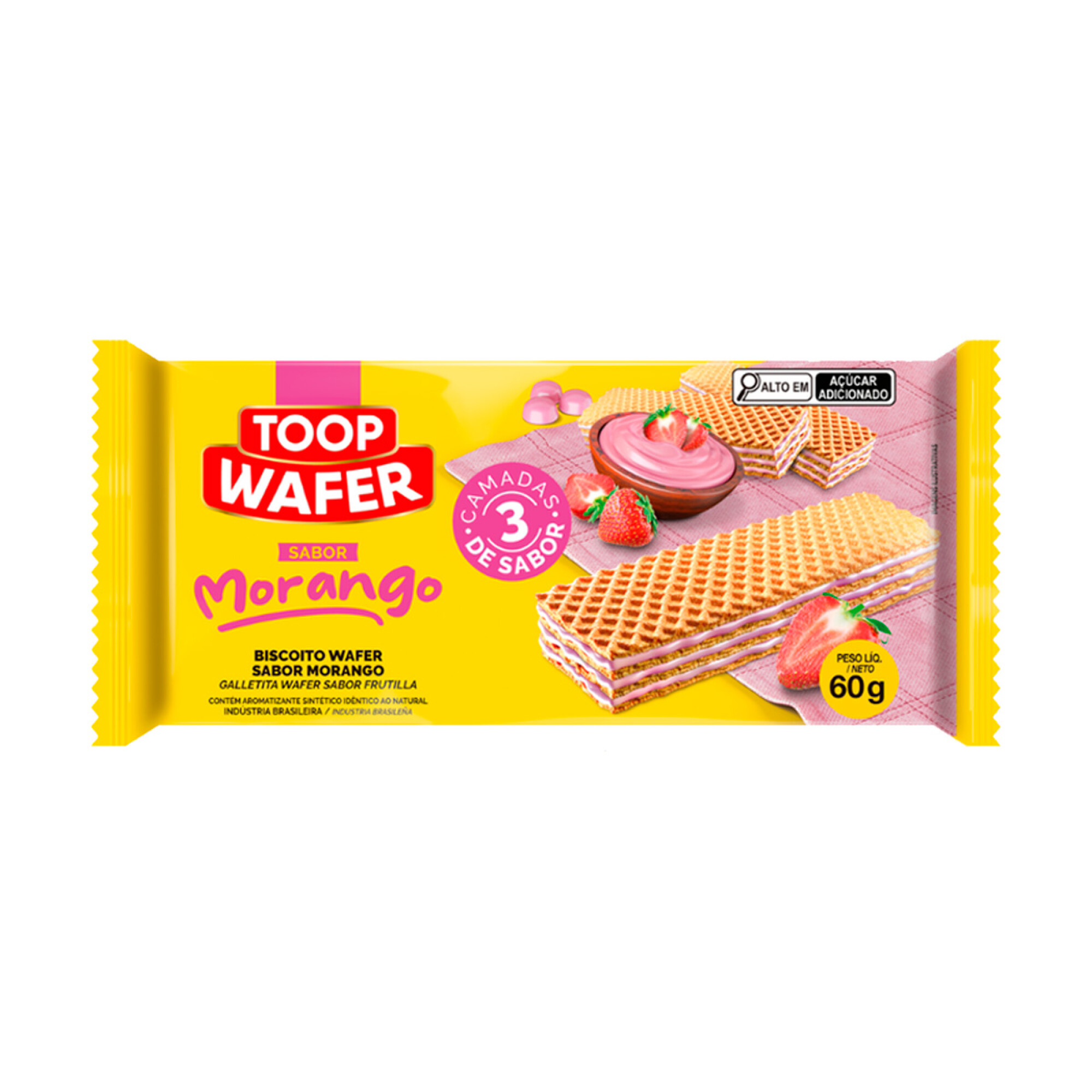 WAFFLE TOOP WAFFER 60GRS - Frutilla — Suchina