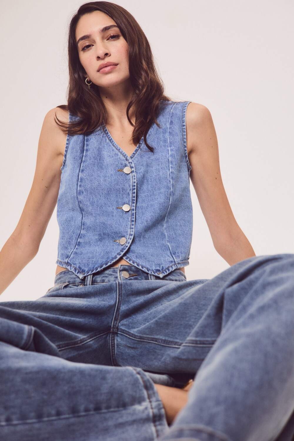 Chaleco Denim - Denim — Lemon