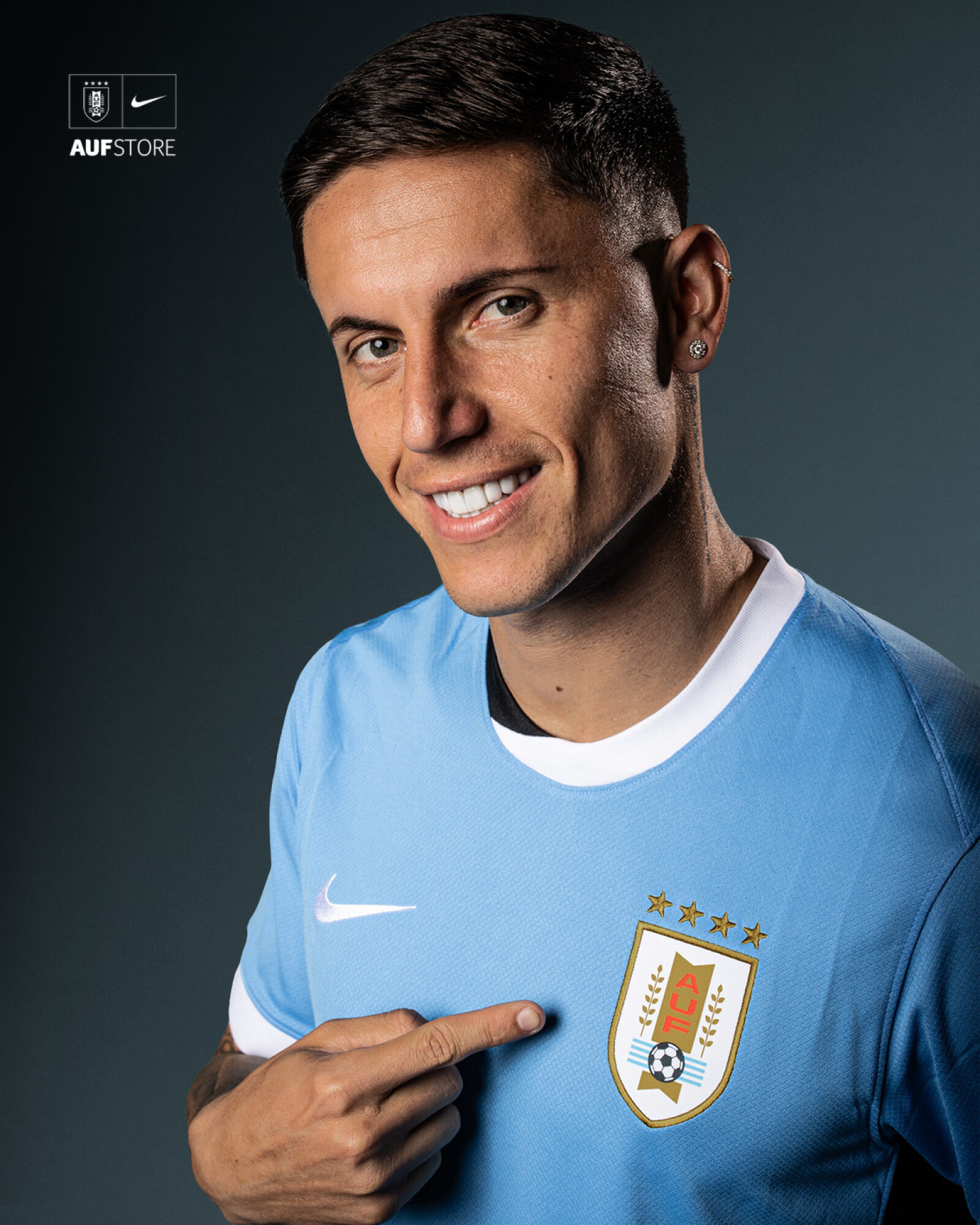 Camiseta Titular Uruguay Nike Stadium– Hombre — AUF Store