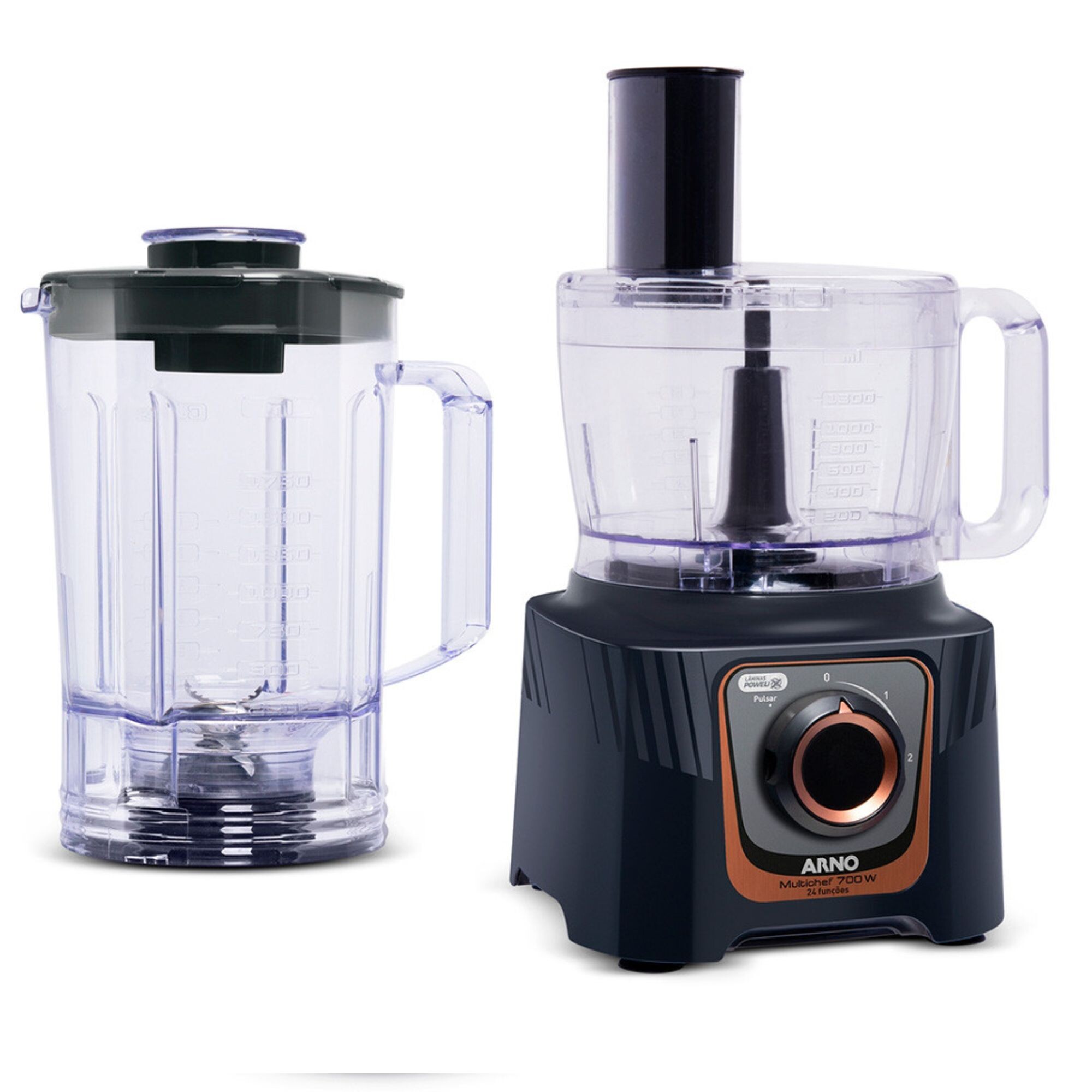 Multiprocesador Arno 7en1 DO165HB2 Negro — Bristol