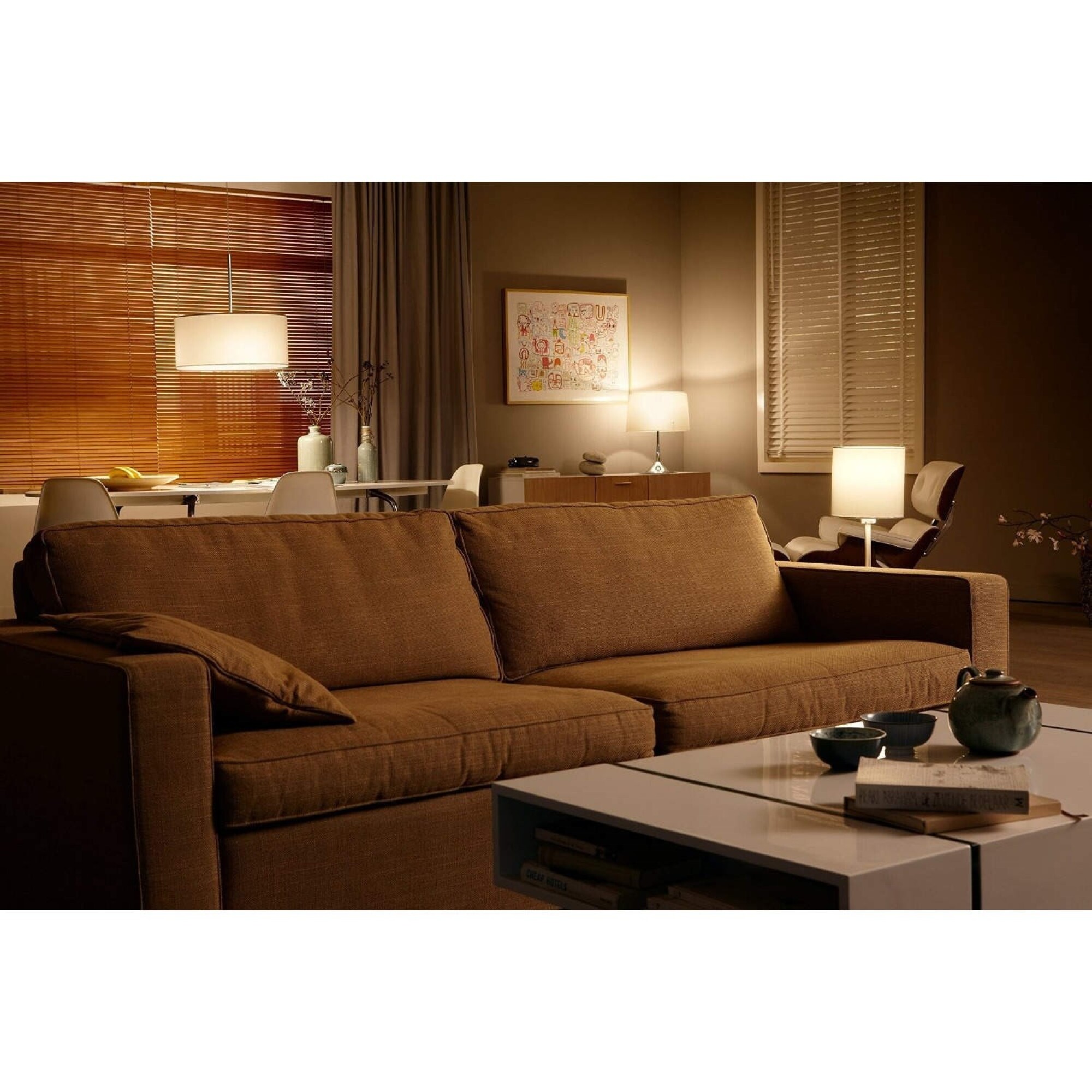 KIT DE INICIO BLANCO 2 LAMPARAS LED BULBO 10W E27 + BIDGE G5 PHILIPS ...