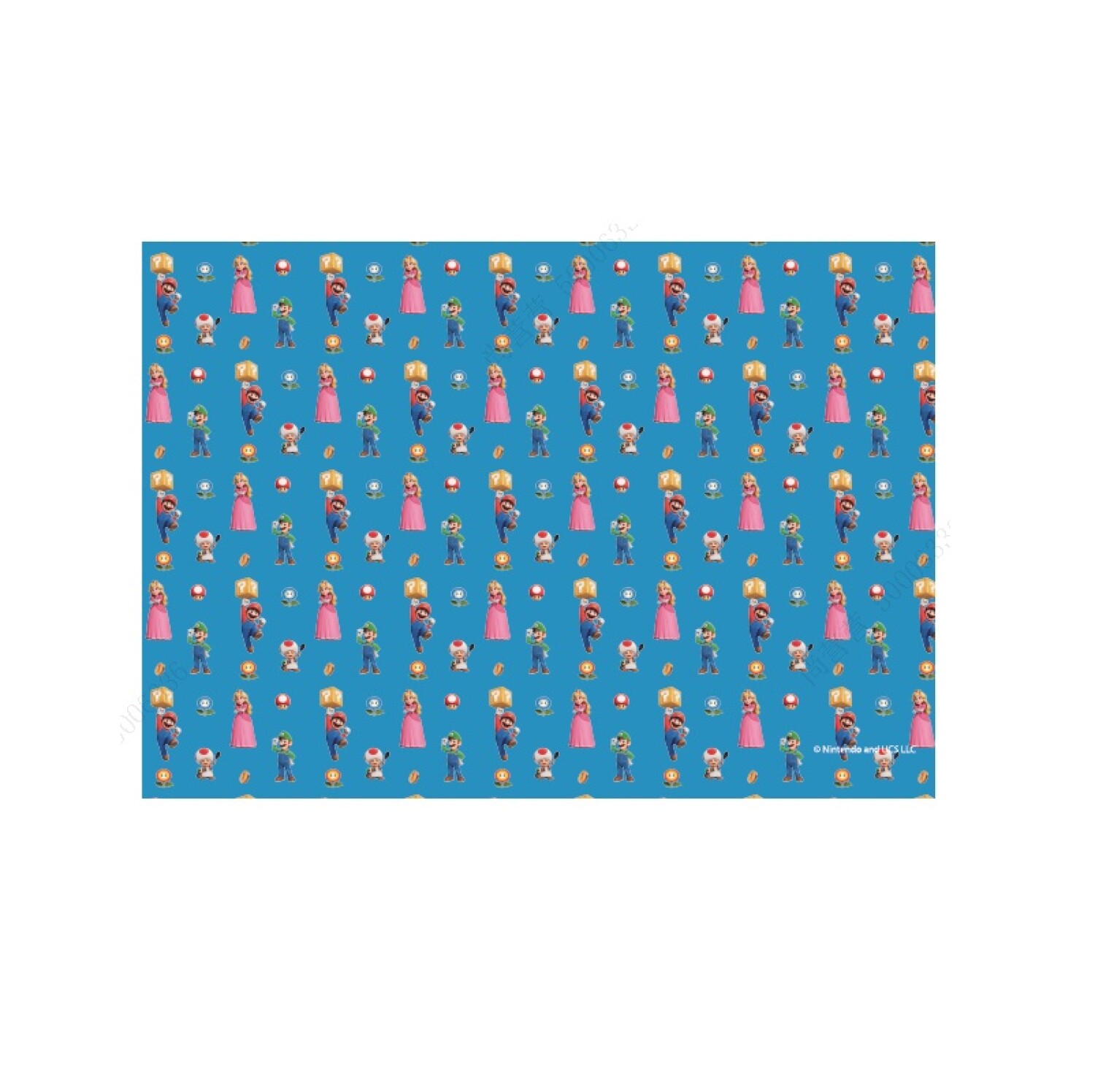 Papel de regalo Mario Bros - azul — Miniso Uruguay