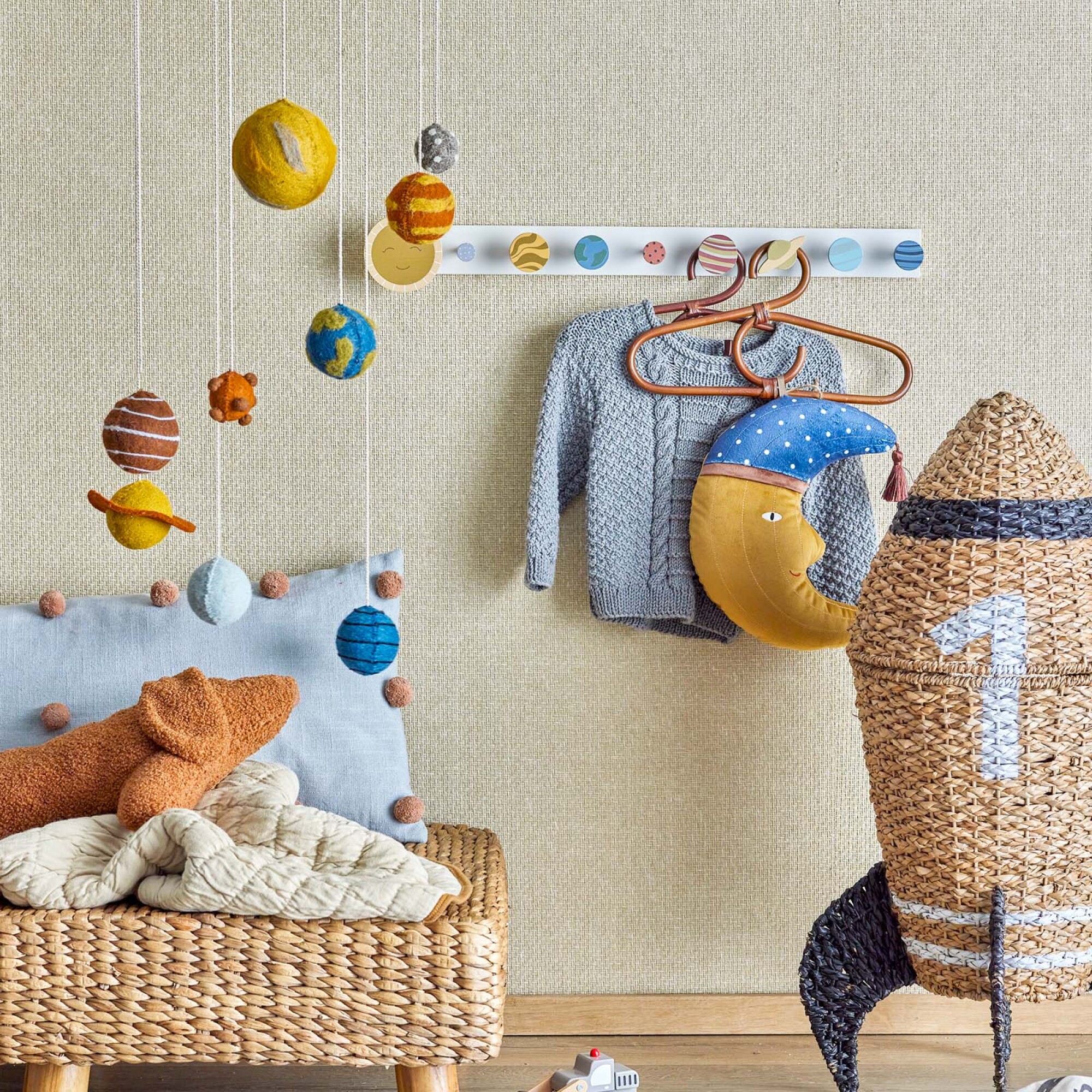 Perchero Mdf Multicolor Universo — Divino