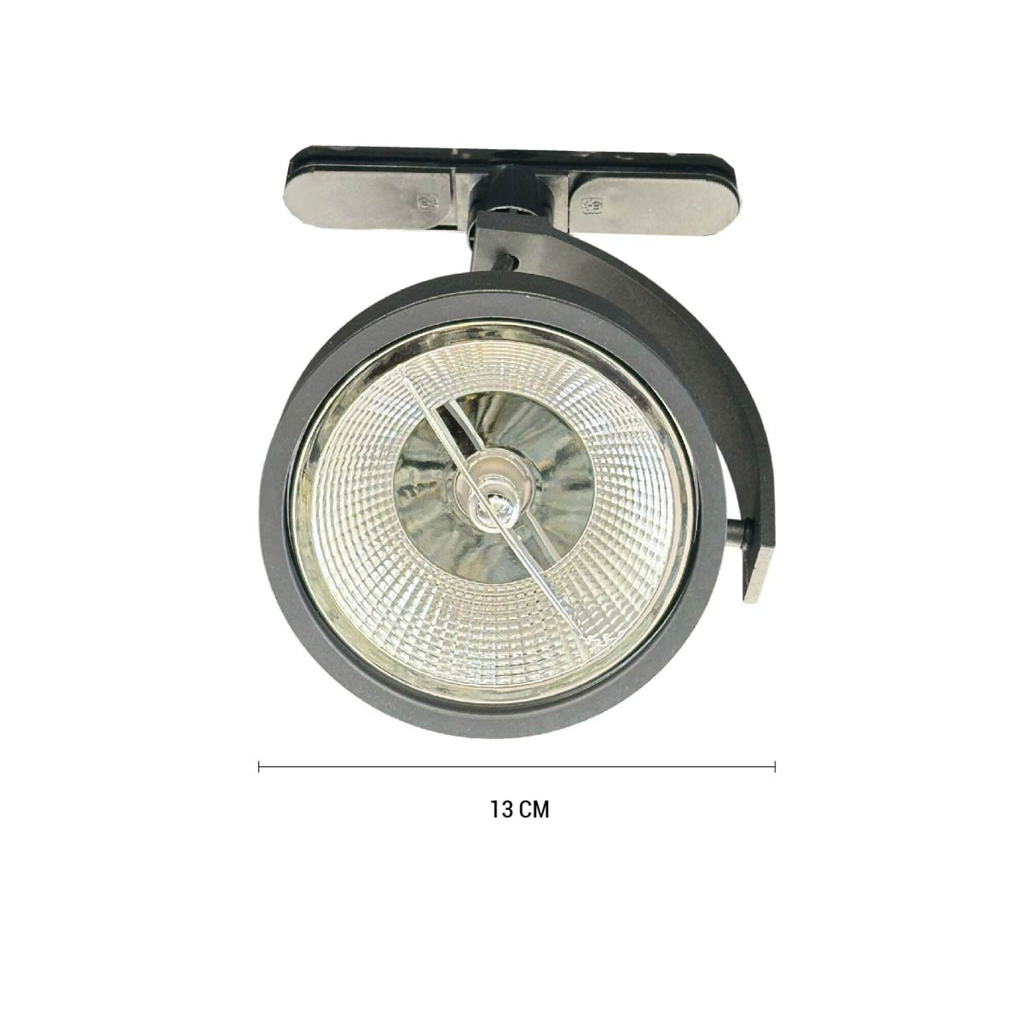 Luminaria Spot Para Riel Mercia Negra — Serlux